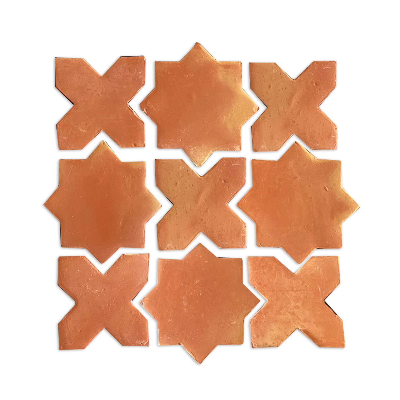 Natural Terracotta Star & Cross 3.5" – Clay Imports