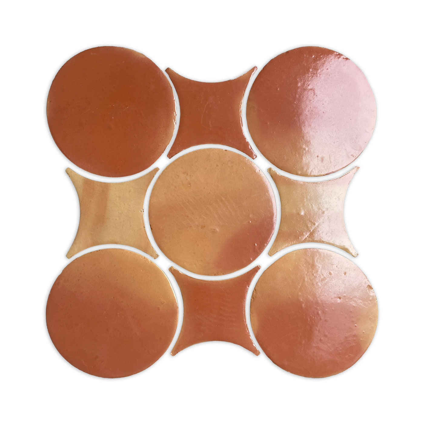 Natural Terracotta Circle + Rombo – Clay Imports