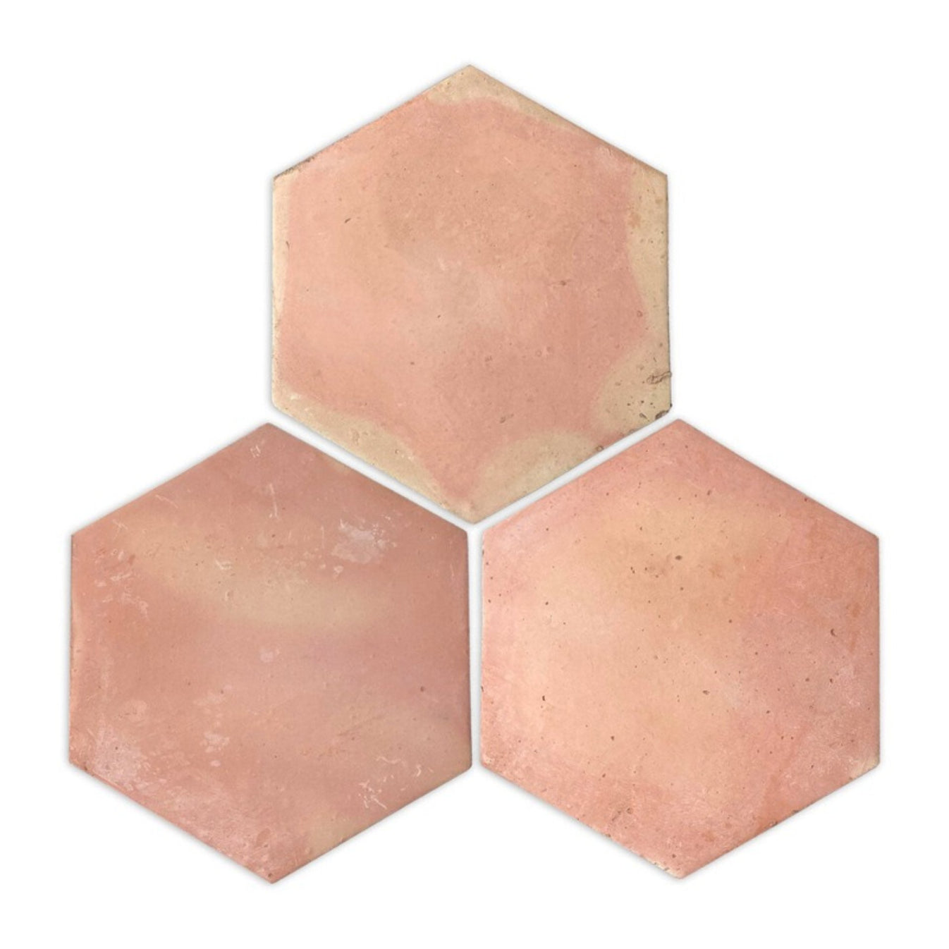 Hexagon 12" – Smooth Matte Sealed Saltillo Tile | Clay Imports