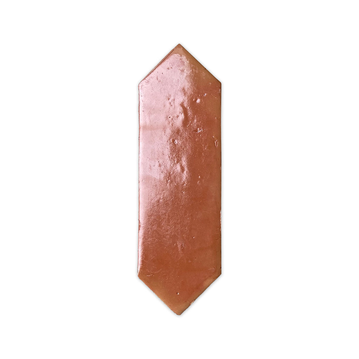 Picket 12" Saltillo Tile – Gloss Smooth Handmade Terracotta | Clay Imports