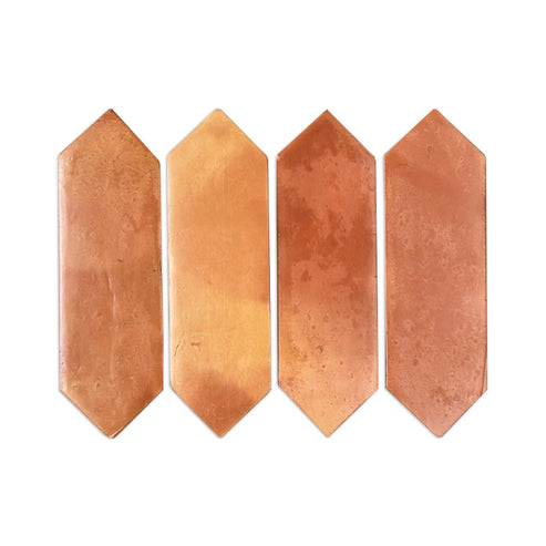 Picket 12" – Satin Sealed Saltillo Tile | Clay Imports