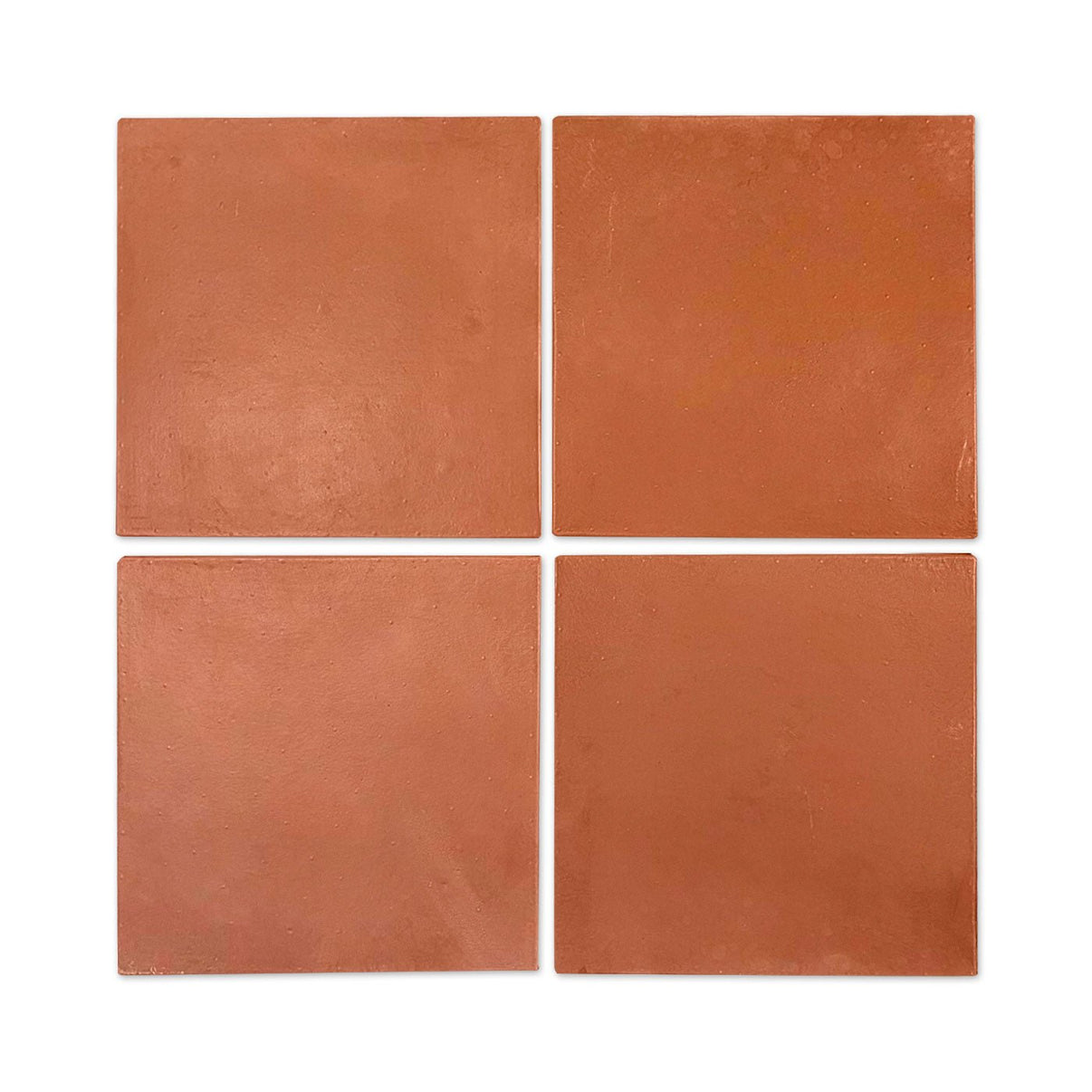 D'Hanis Red Terracotta Satin 12" x 12" - Clay Imports