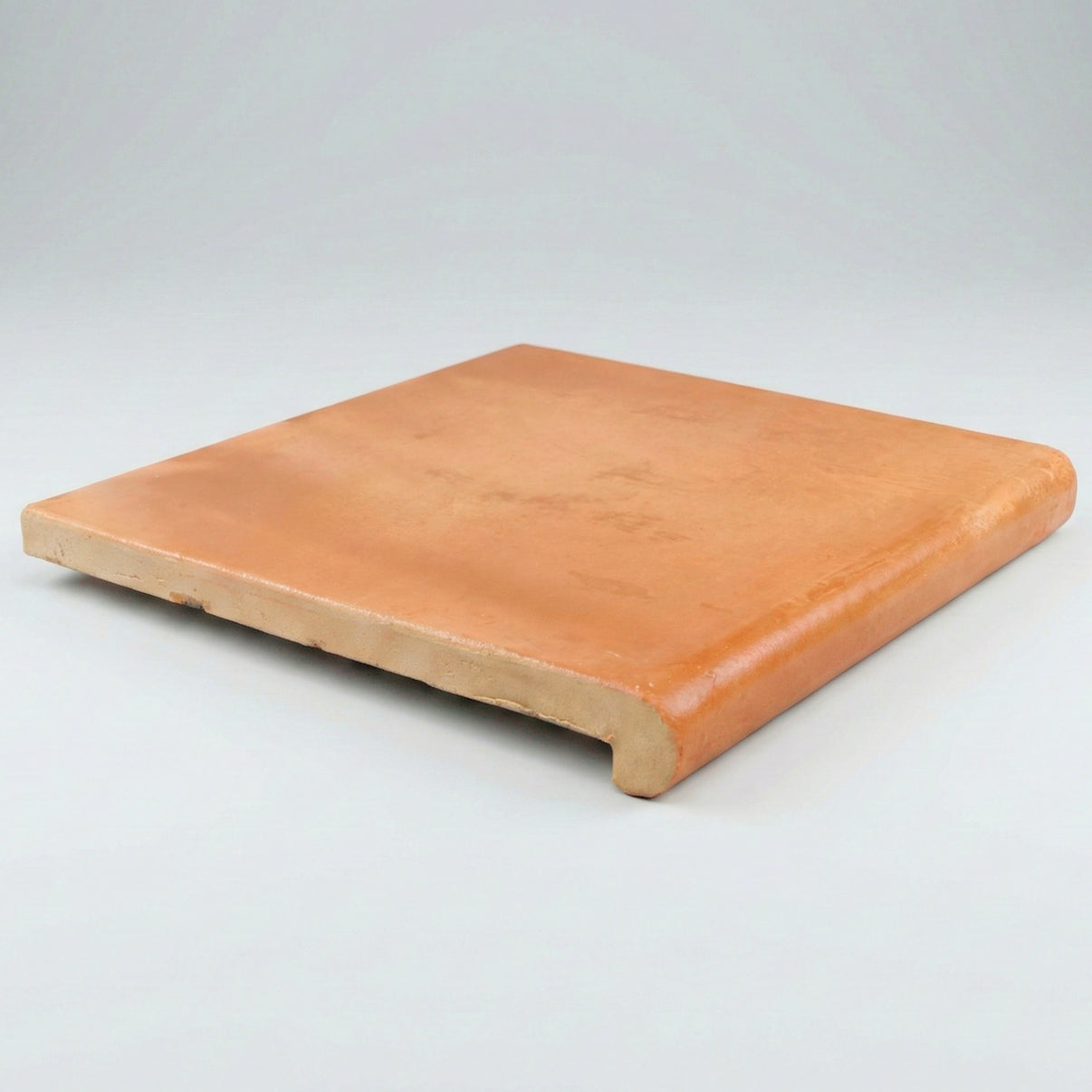 Terracotta Coping Smooth Gloss 12" x 12" - Clay Imports