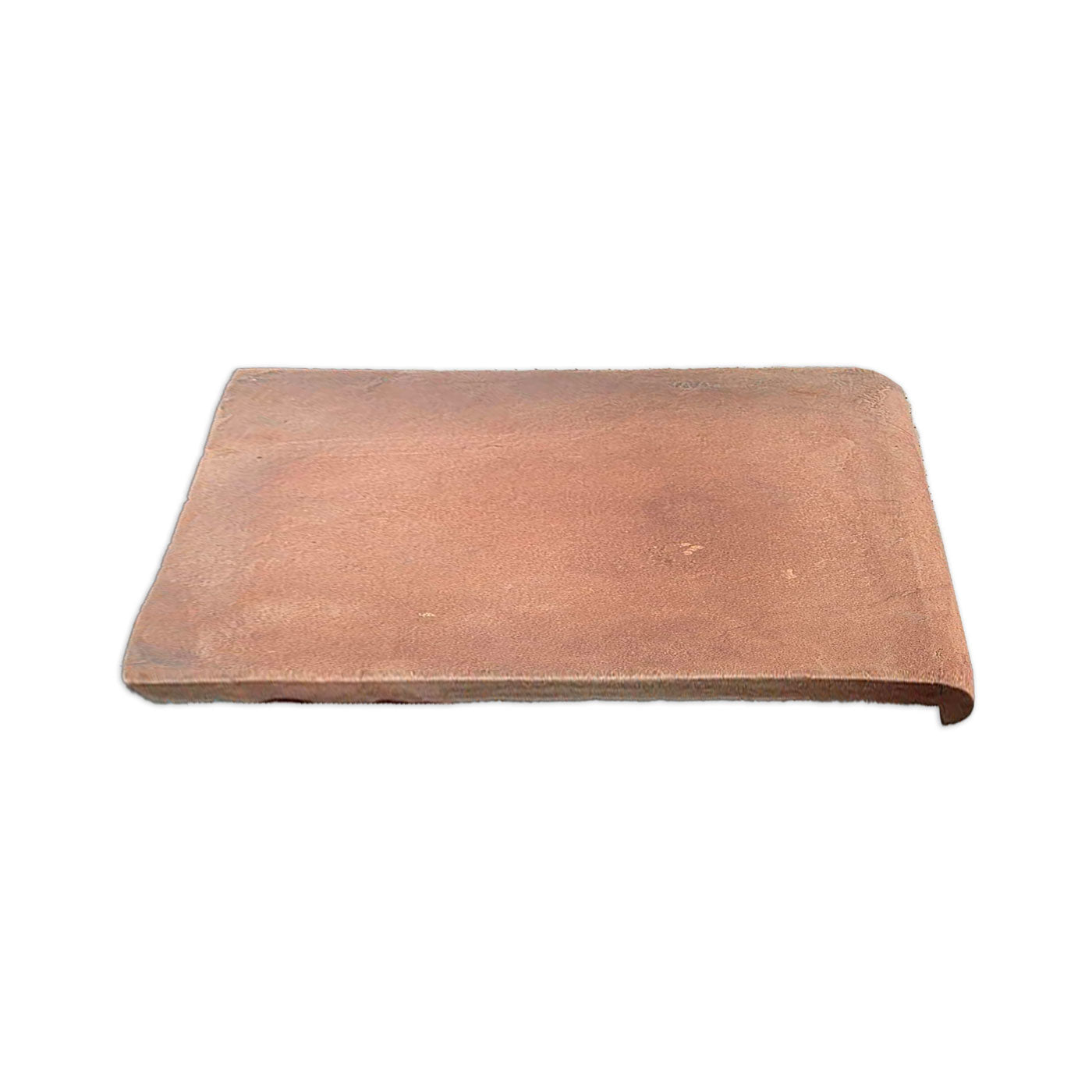 Cotto Umber Stair Coping – 13x13 Terracotta Tread | Clay Imports