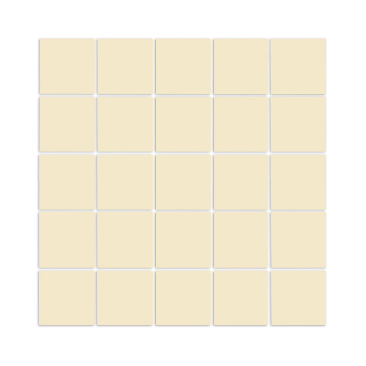 Blanco Mexicano Gloss 2"x2" Square Meshed l Mosaic Tile l Clay Tile l ...