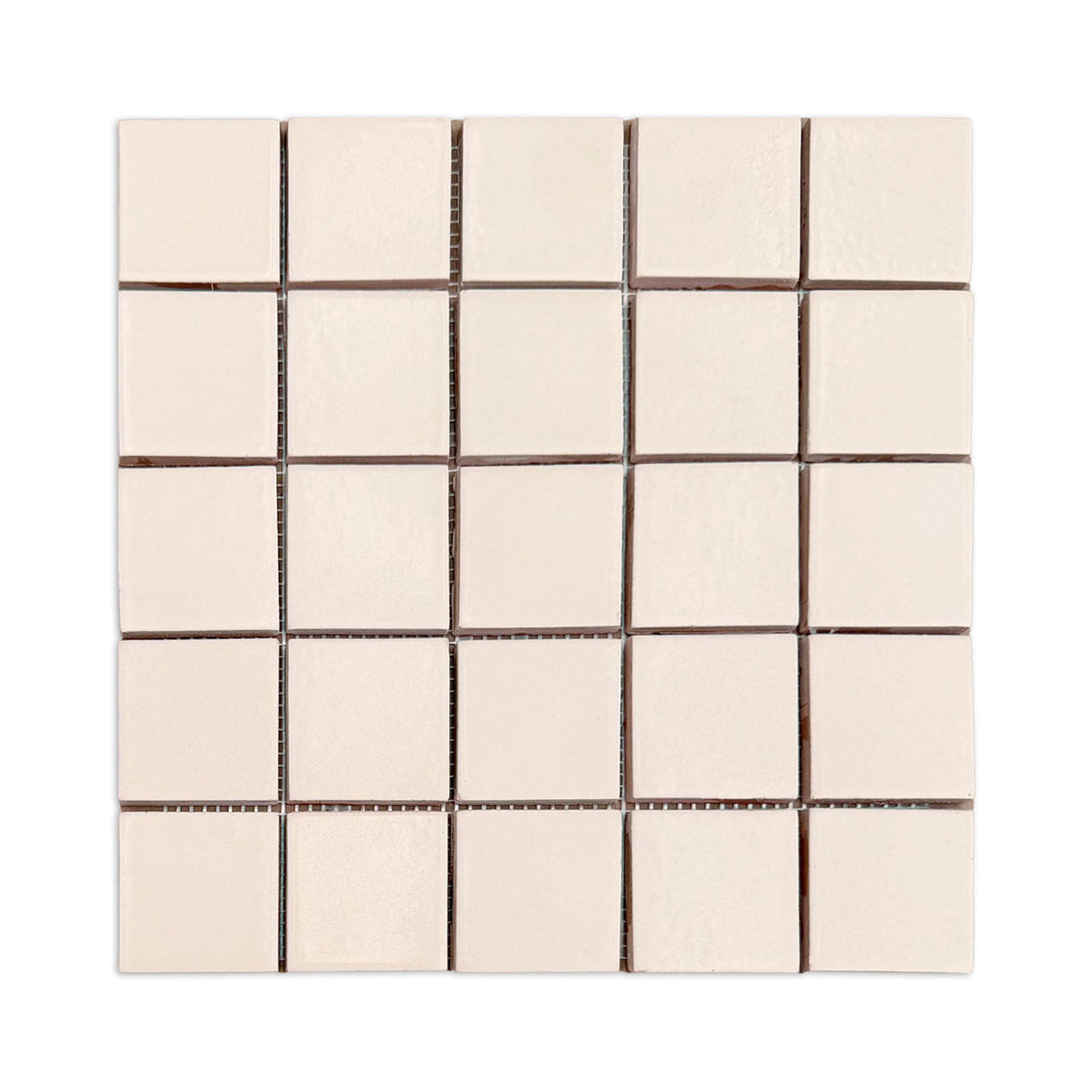 Twine Matte 2"x2" Square Meshed l Mosaic Tile l Clay Tile l Low ...