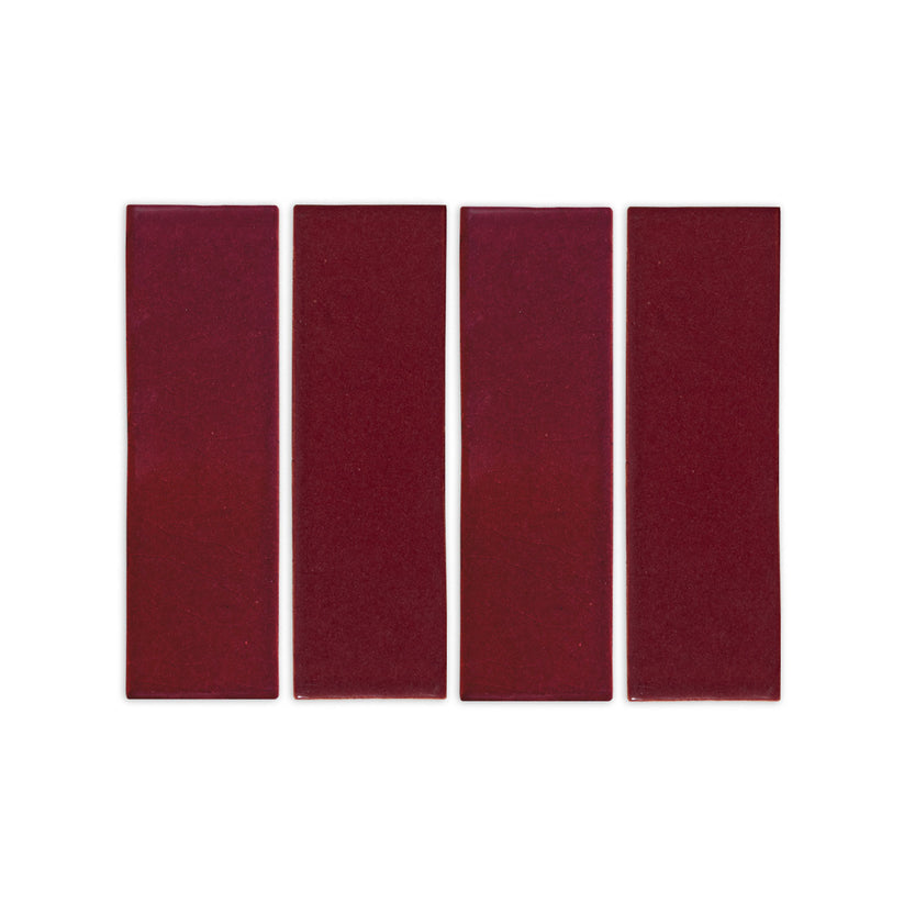 Subway Plum 2"x6" l Subway Tile l Clay Tile l Low Maintenance Tile ...