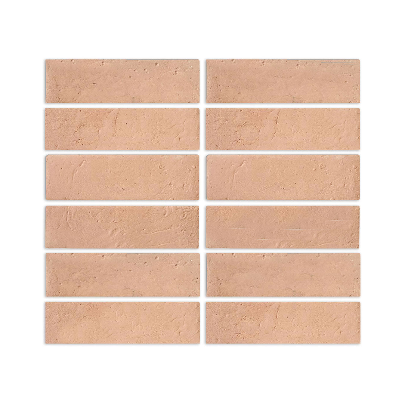Terracotta Antique Matte Thin Brick 2.5" x 8" - Clay Imports