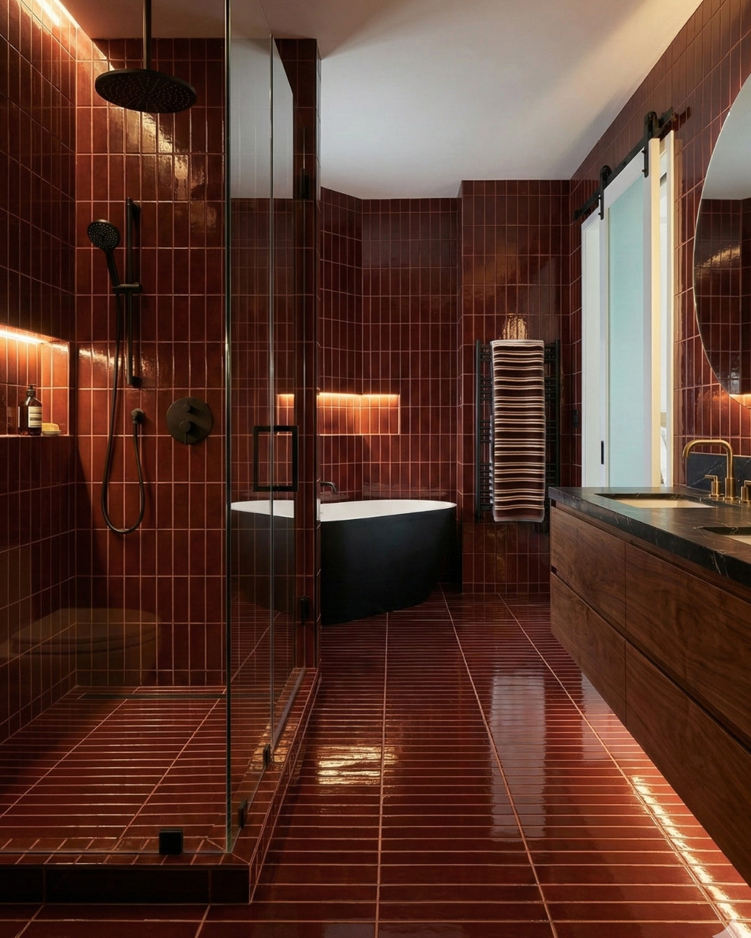 Americano 3"x12" - Subway Tile - Solid Clay Tile - Clay Imports