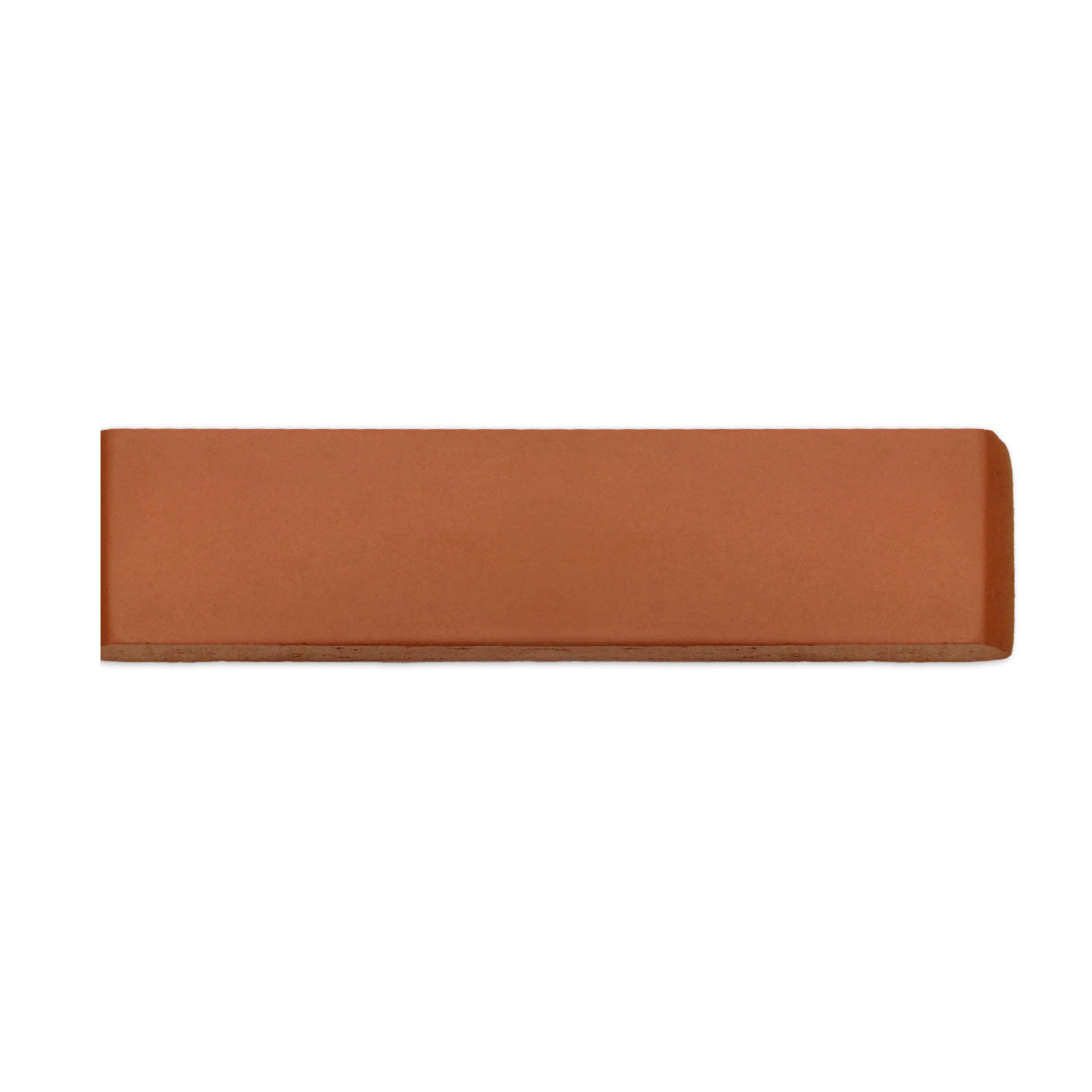 D’Hanis Red Satin Bullnose – Trim for Terracotta Tile | Clay Imports