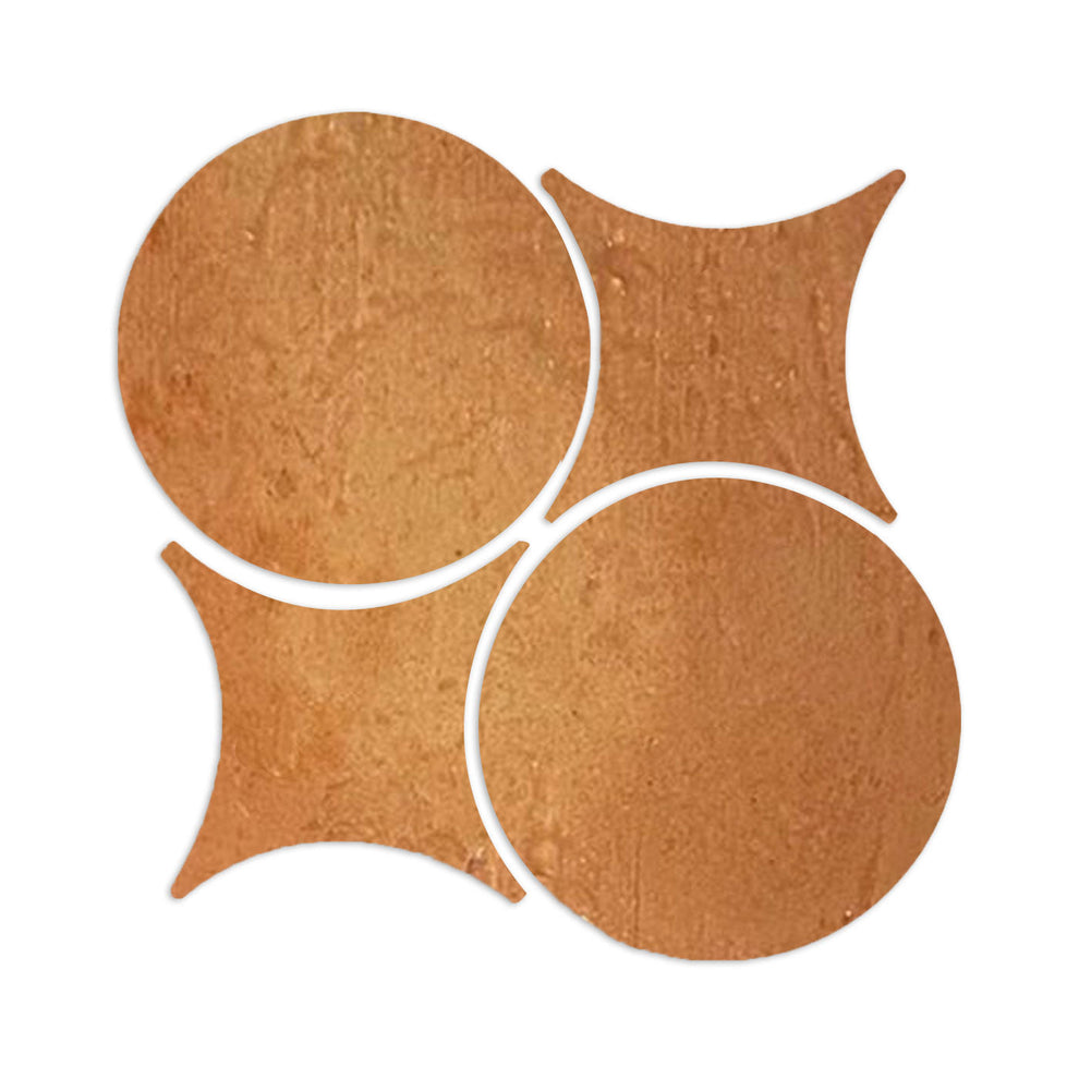 Rombo & Circle Saltillo Terracotta Tile | Clay Imports