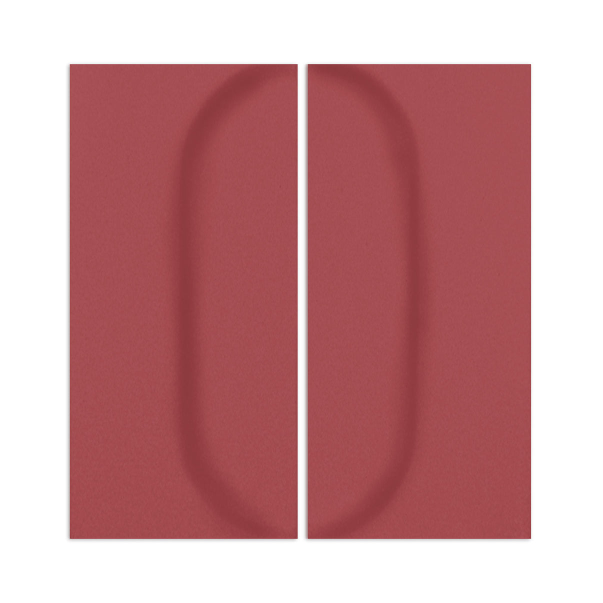 Oval Plum 4"x8" l Dimensional Tile l Clay Tile l Low Maintenance Tile ...