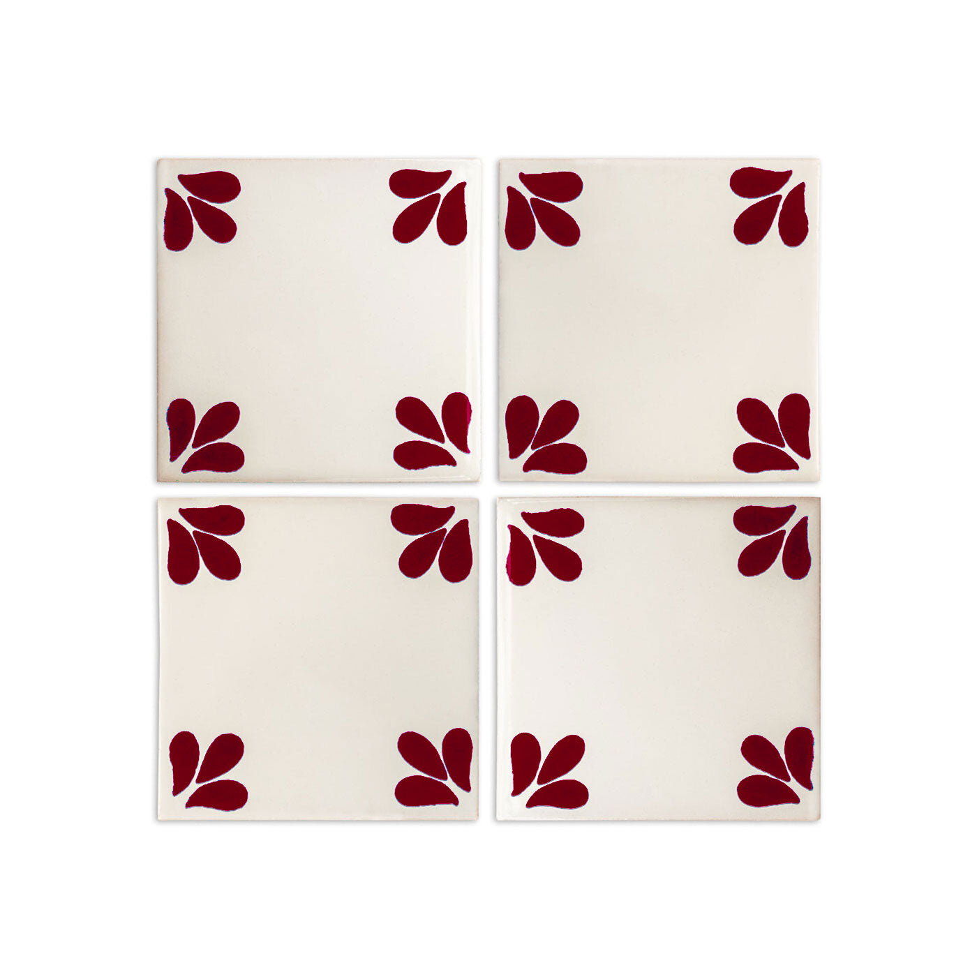 Authentic Talavera Tula Oxblood Tiles | Mexican Spanish Revival ...