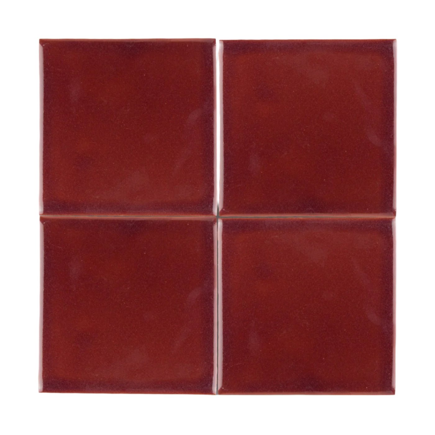 Square Oxblood 6"x6" l Square Tile l Clay Tile l Low Maintenance Tile ...