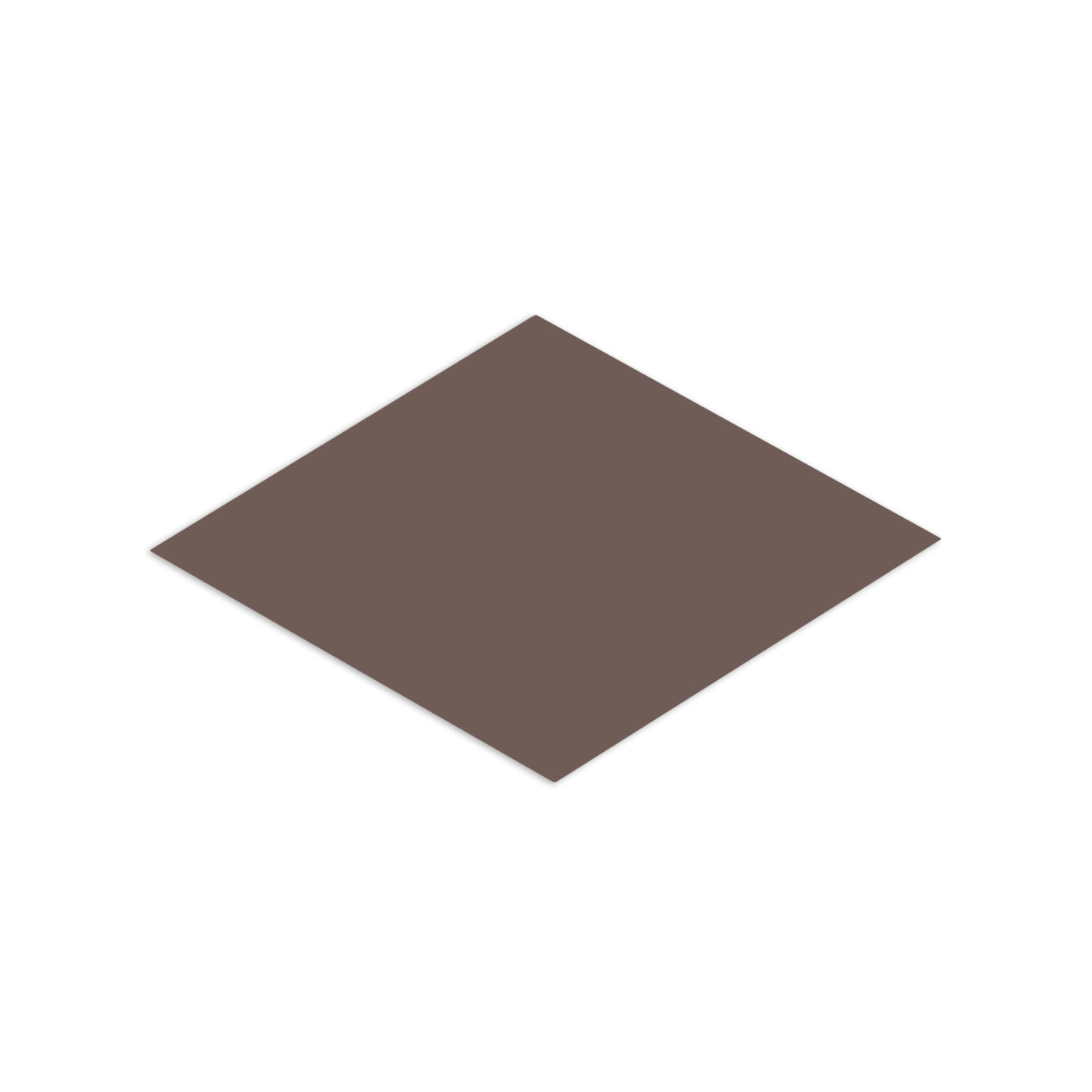 Diamond Boot Brown 6" l Diamond Tile l Clay Tile l Low Maintenance Tile ...