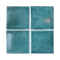 Glazed Cotto Midnight 6"x6" Pool Waterline - Clay Imports