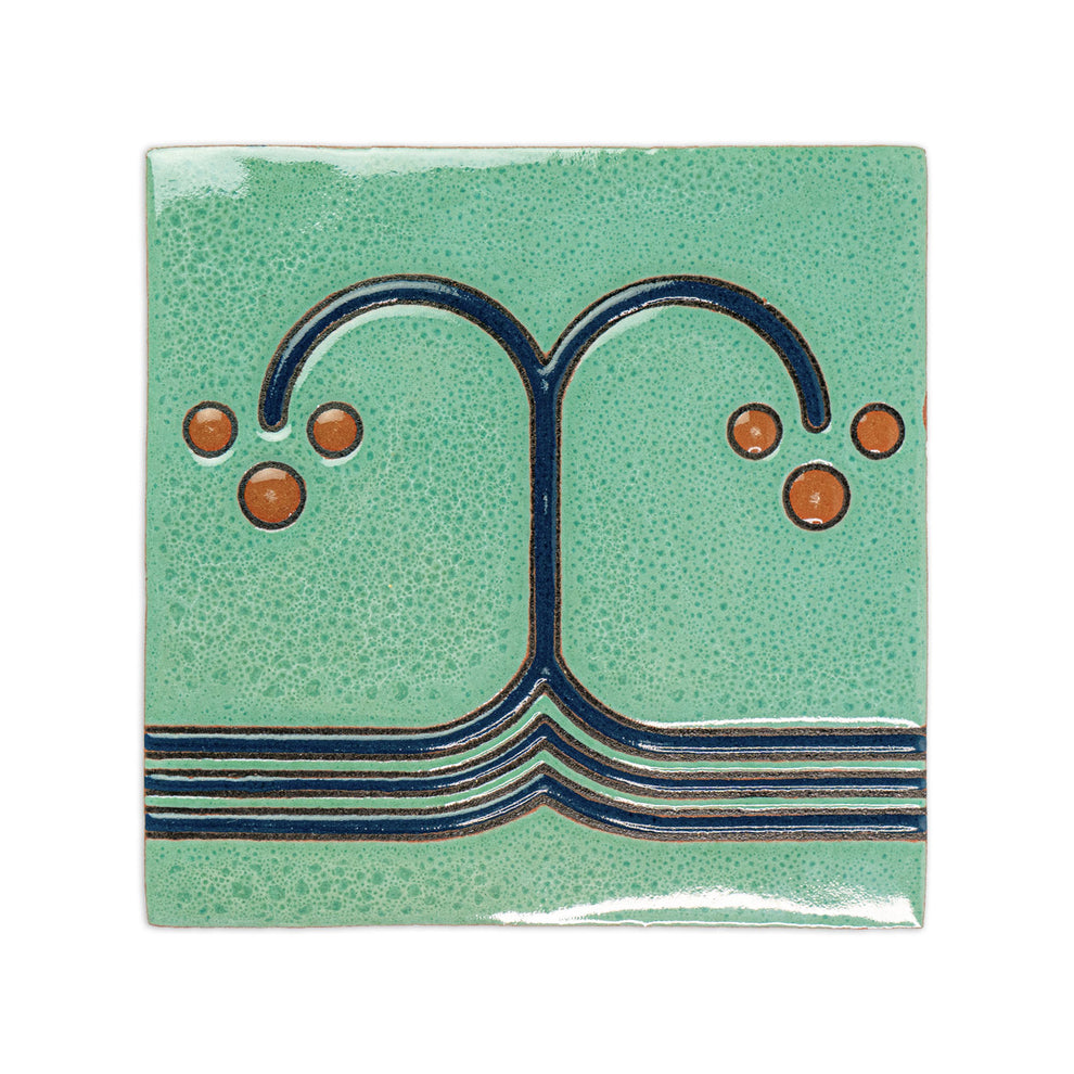 Relief Naranjas Jade Pool Waterline - Clay Imports