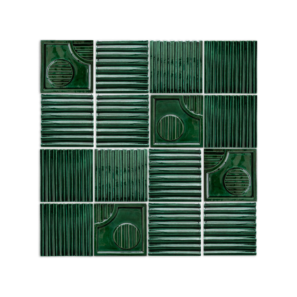 3 Dimensional Tile - Suela Forest Gloss 6"x6" - Clay Imports Online Store