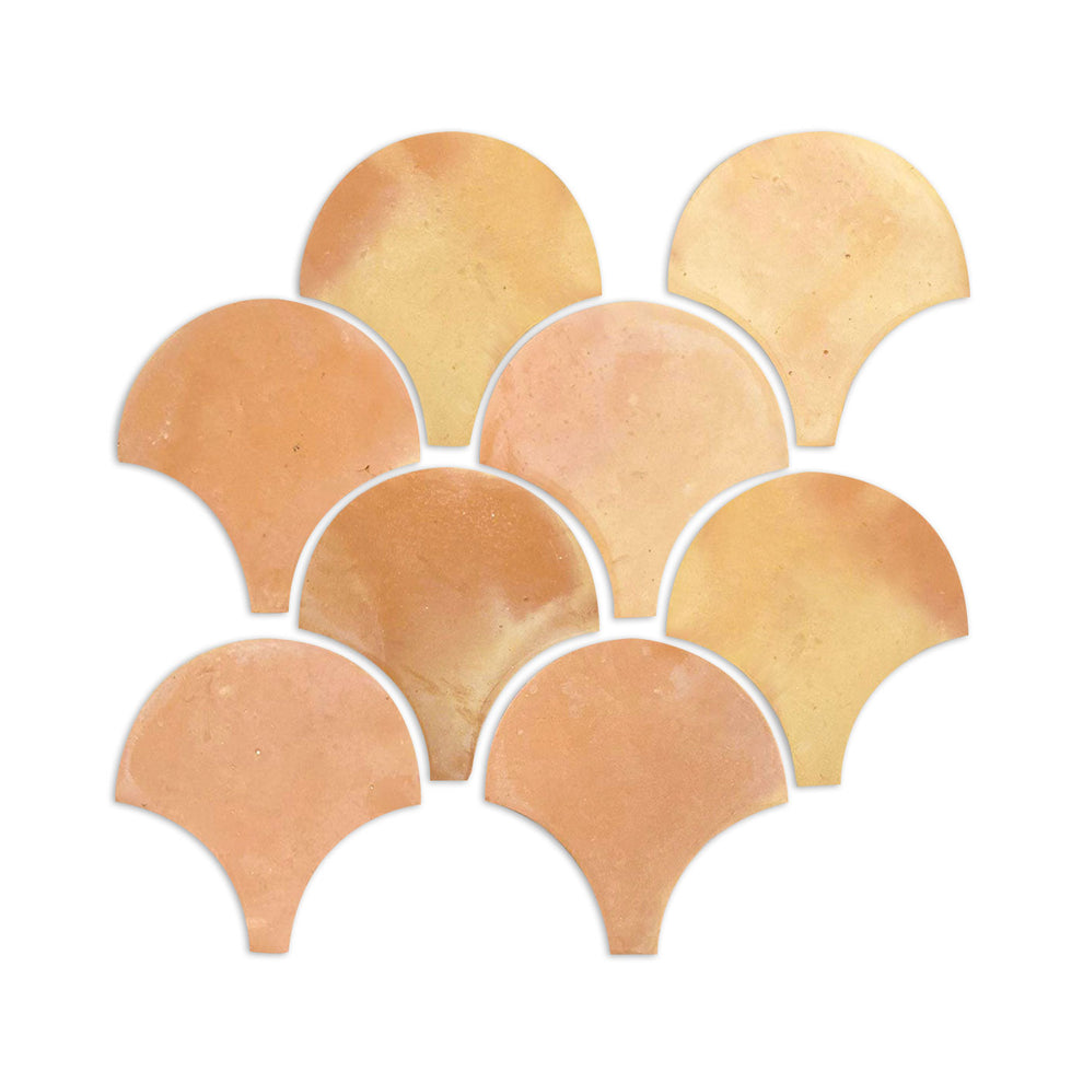 Abanico Flat 6" – Smooth Matte Sealed Saltillo Tile | Clay Imports