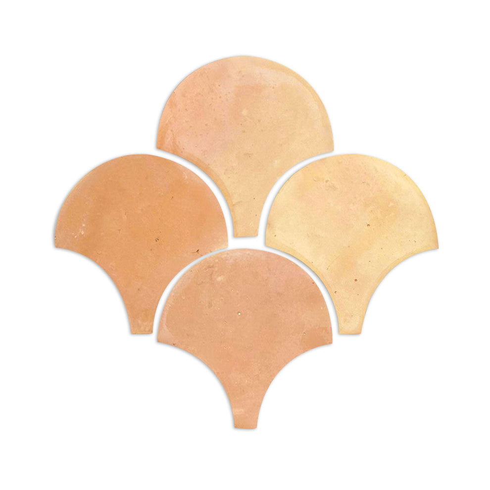 Abanico Flat 6" – Smooth Matte Sealed Saltillo Tile | Clay Imports