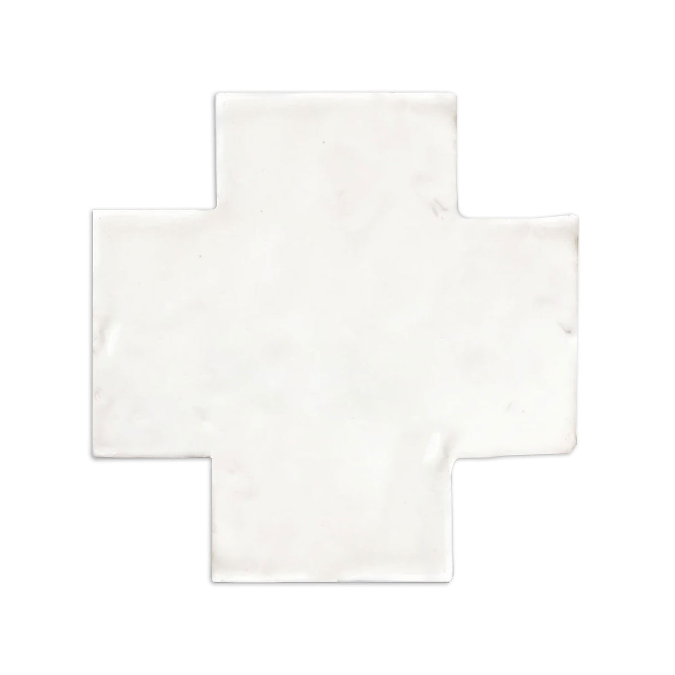 Glazed Swiss Cross Tupelo Blanco 6" - Clay Imports Store