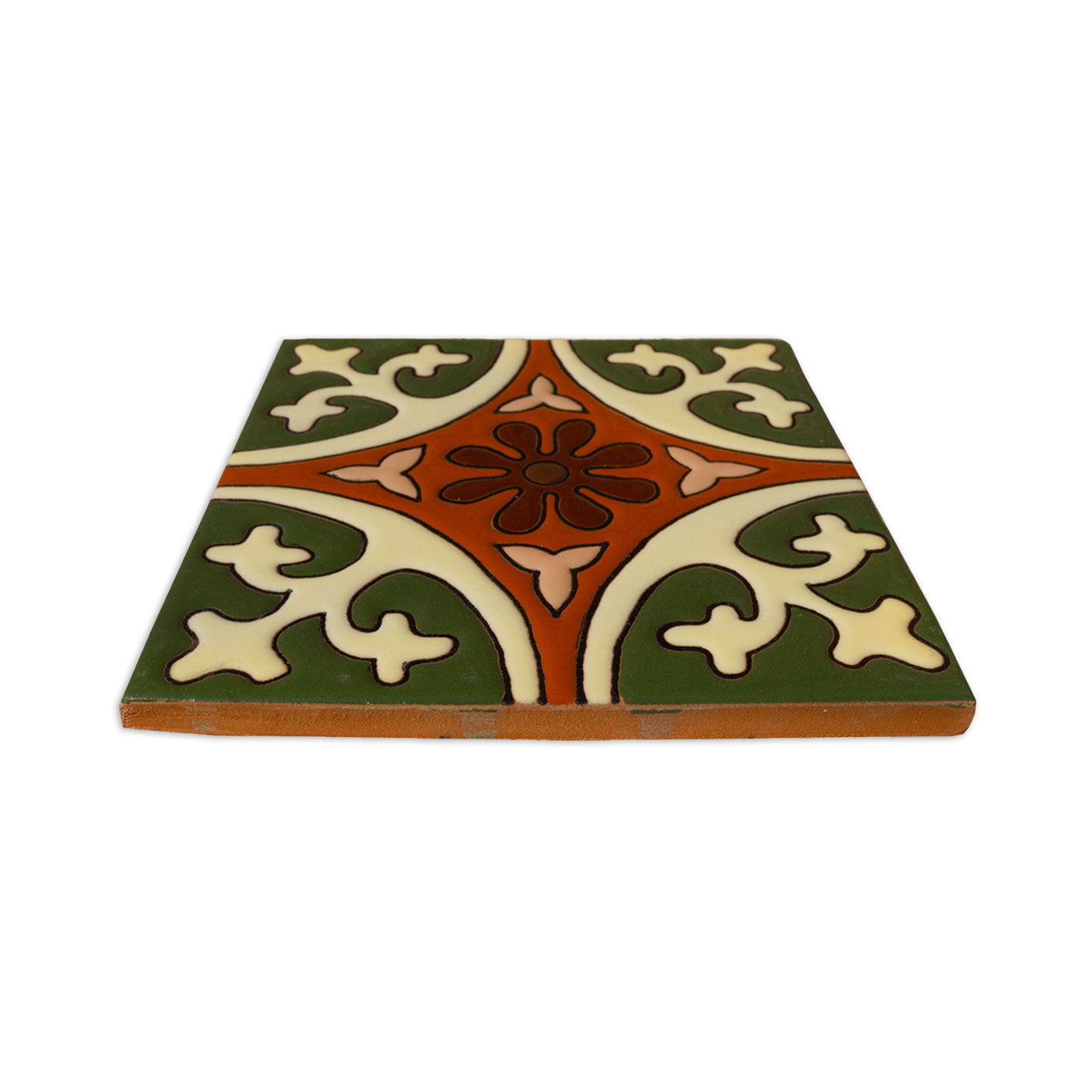 Relief Maya Tile 6"x6" – Artisan Textured Wall Tile | Clay Imports