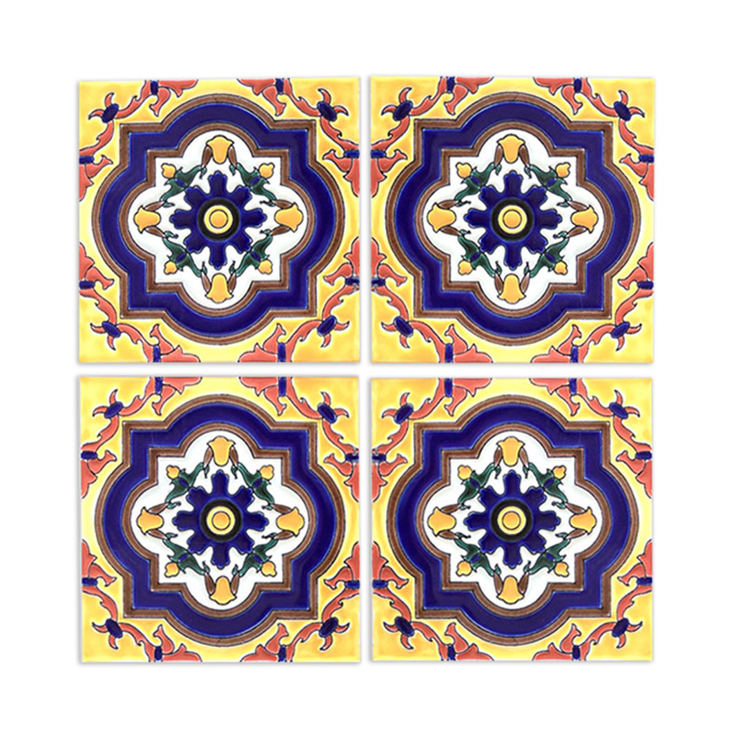 [Bundle] Relief Marco Terracotta Lines 6"x6" | 18 SF – Clay Imports