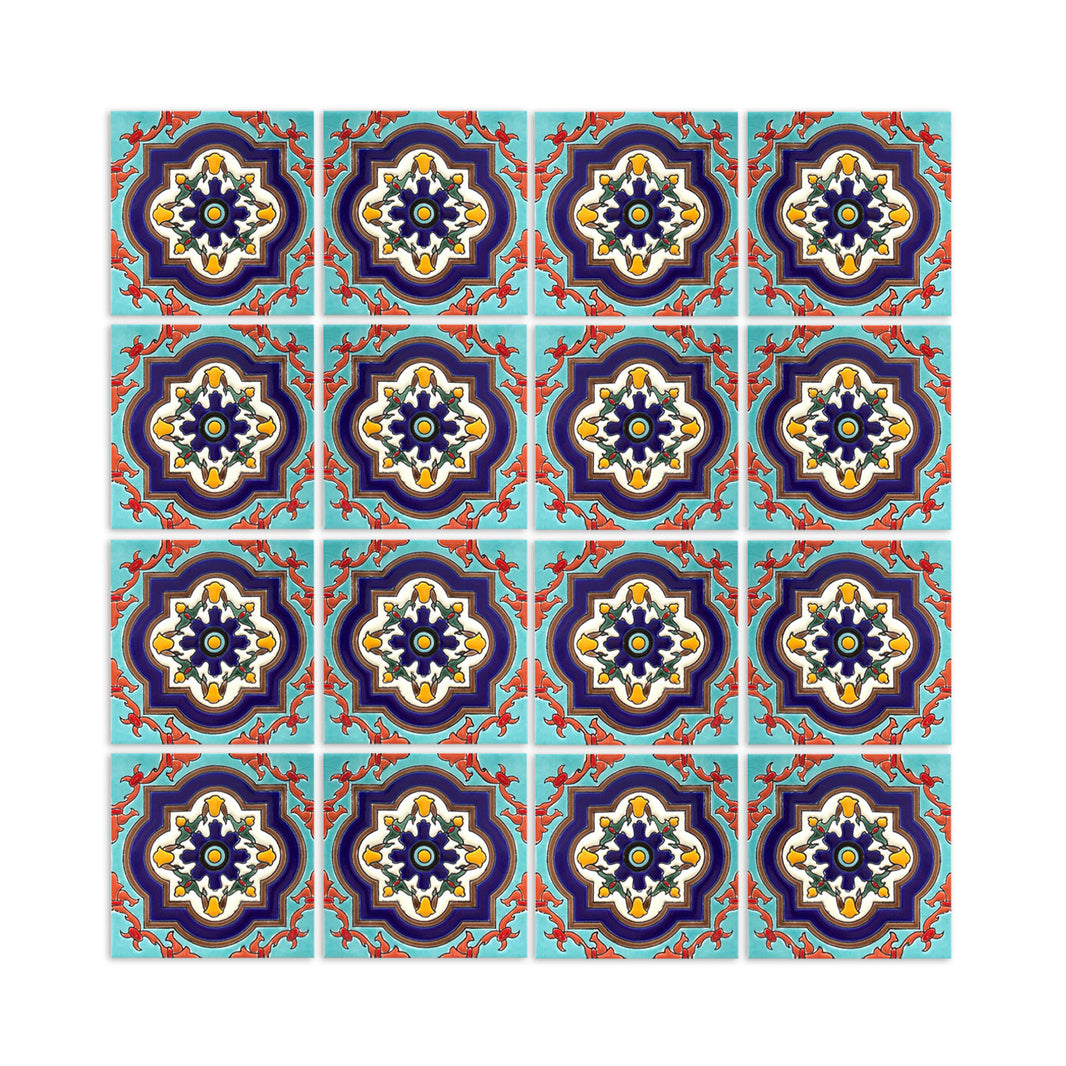 [Bundle] Relief Marco Terracotta Lines 6"x6" | 18 SF – Clay Imports