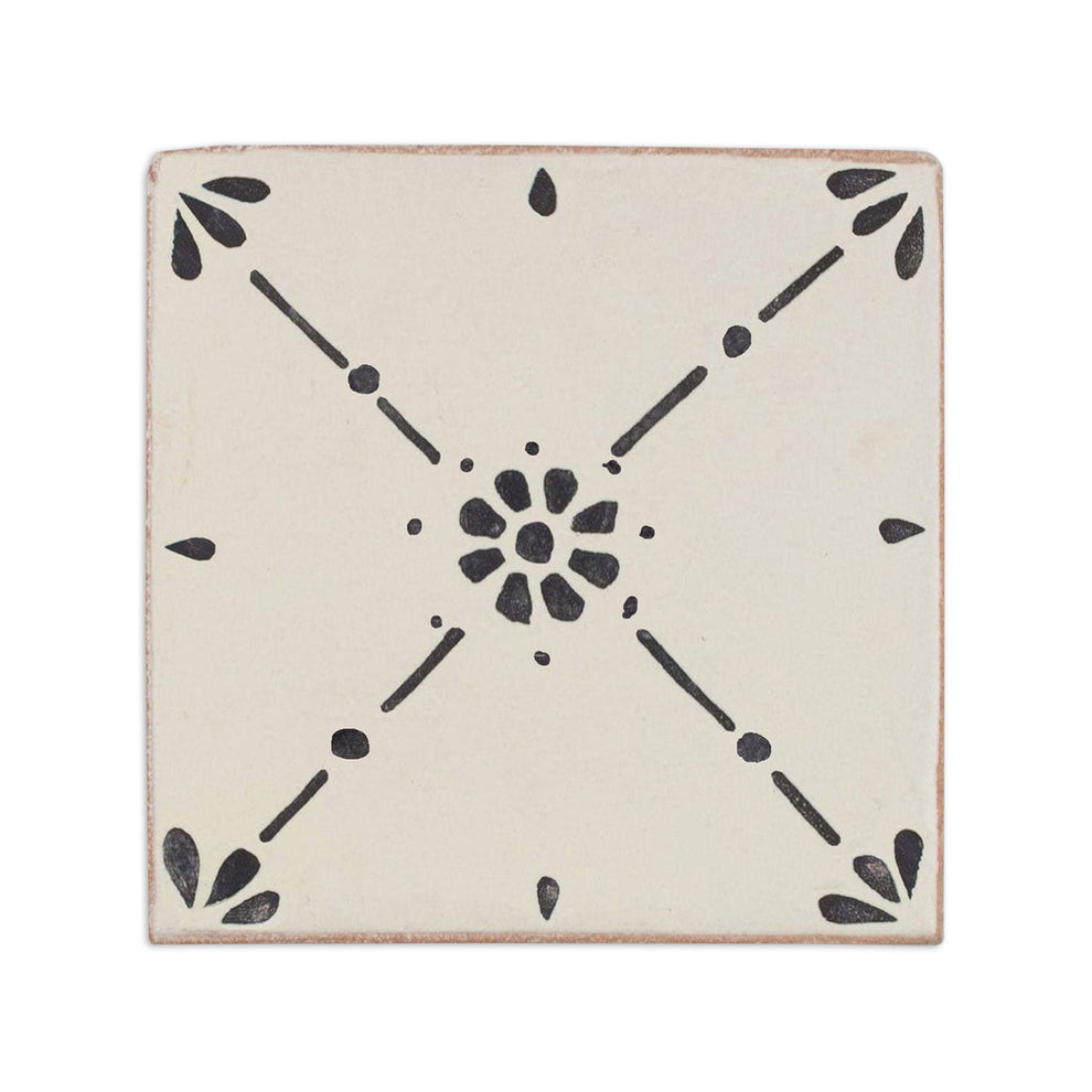 Anejo Flecha Tile – Handmade Arrow Motif Clay Tile | Clay Imports