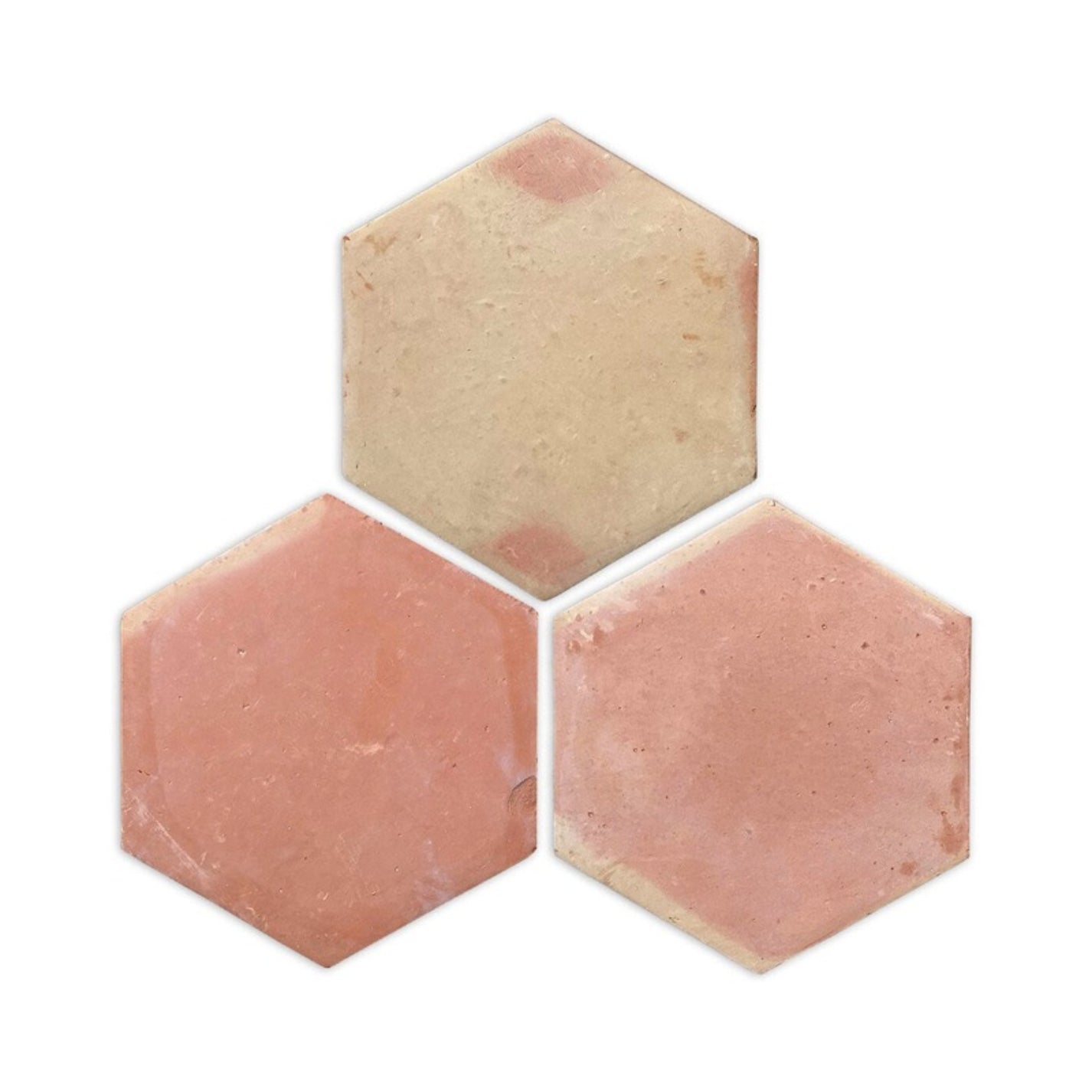 Hexagon 8" – Smooth Matte Sealed Saltillo Tile | Clay Imports