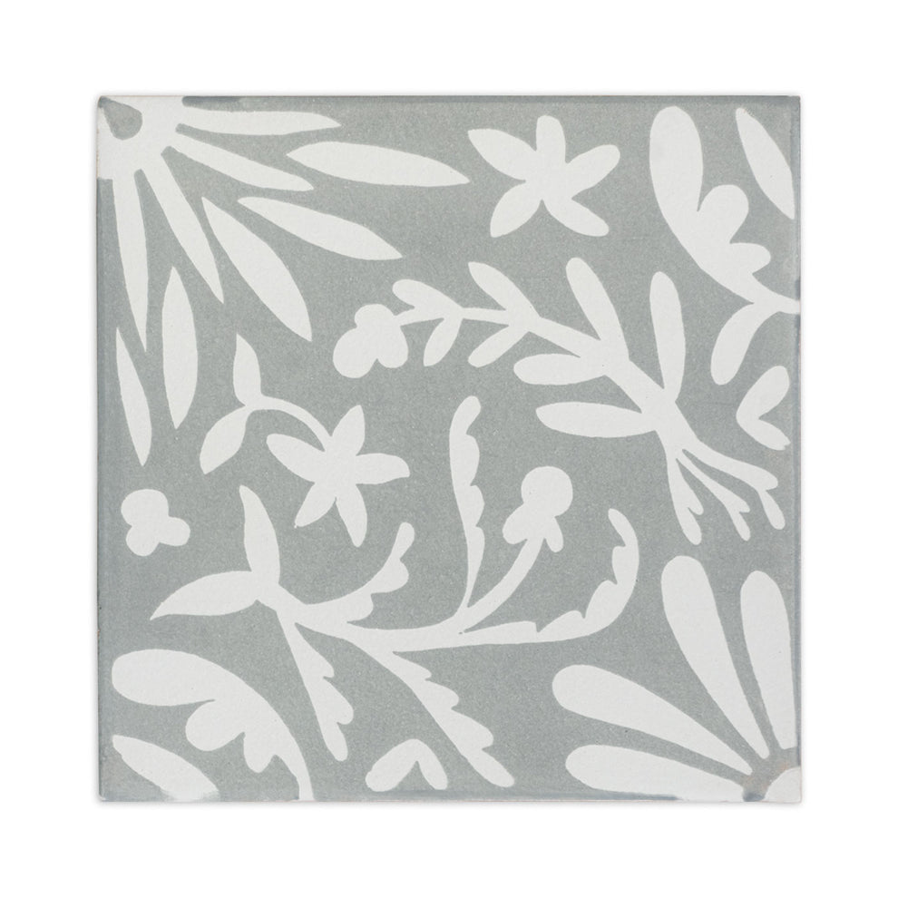 Jardín de Luna Herbs Agave Tile 8" x 8" - Clay Imports Store
