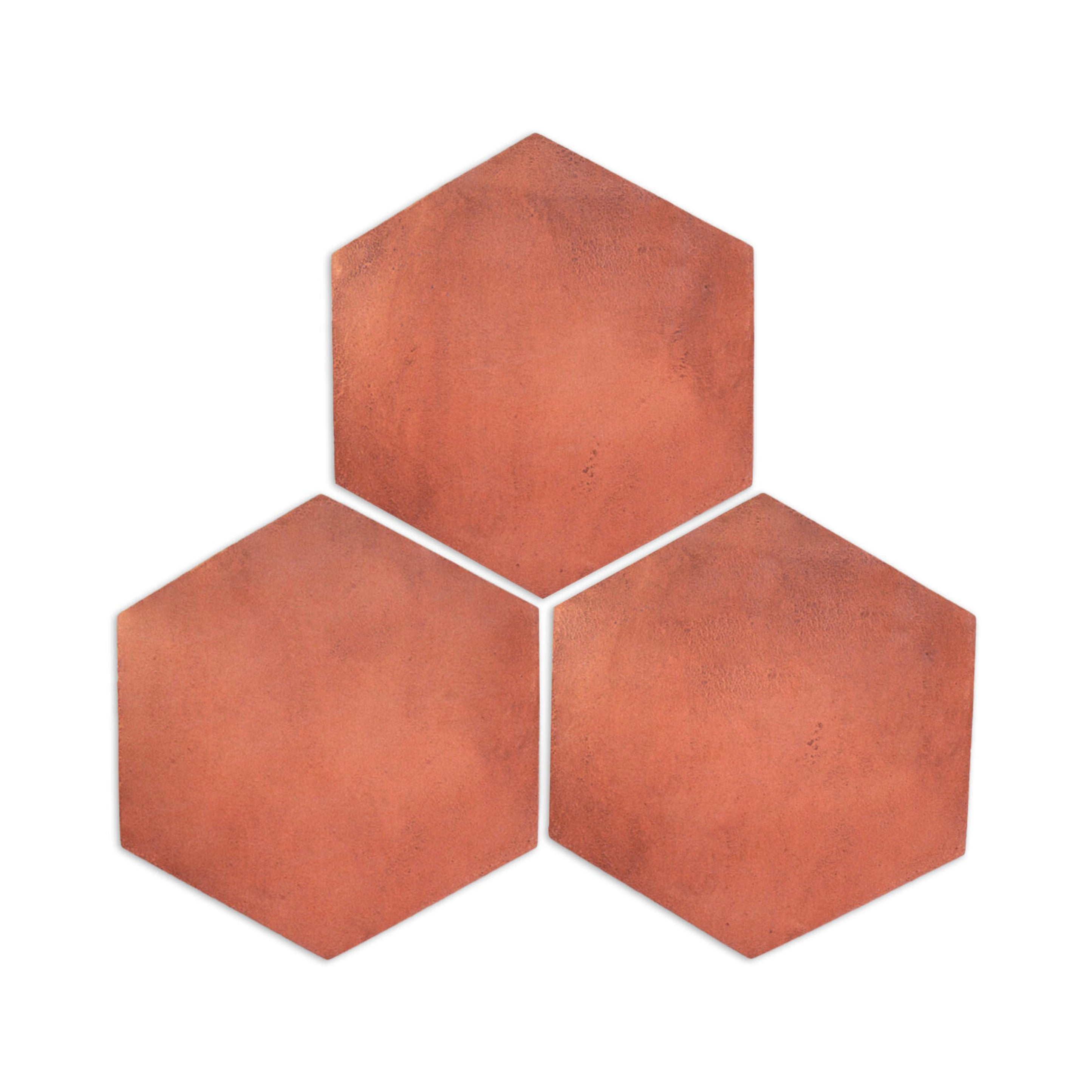 Cotto Tierra Hexagon 8" Tile – Spanish Revival Terracotta | Clay Imports