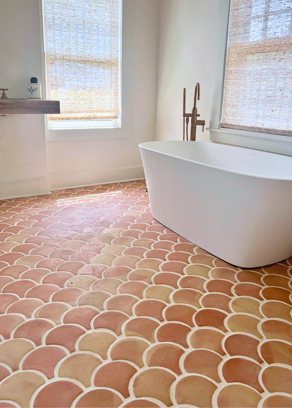 Abanico Flat 6" – Smooth Matte Sealed Saltillo Tile | Clay Imports