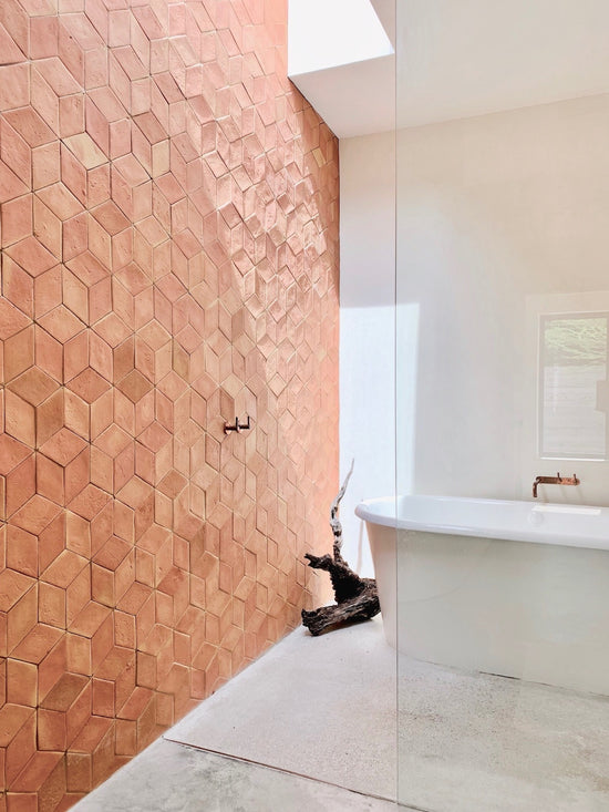 Rombo & Circle Saltillo Terracotta Tile | Clay Imports