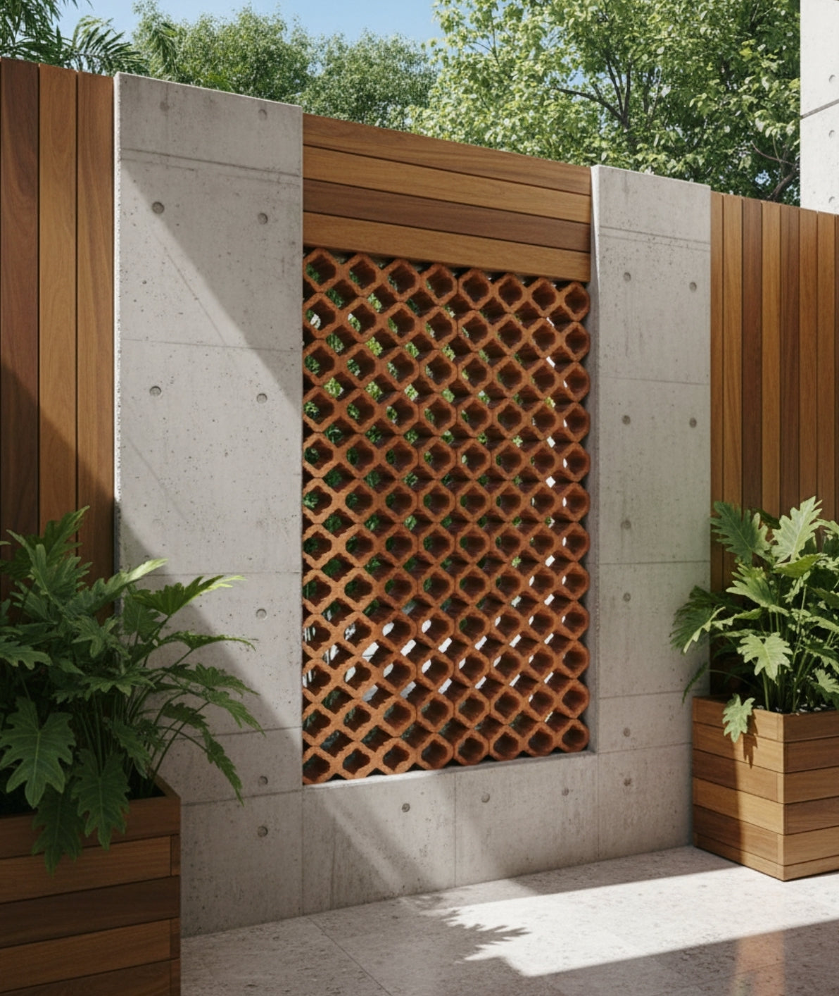 Rosetta Terracotta Breeze Blocks | Decorative & Functional Ventilation ...