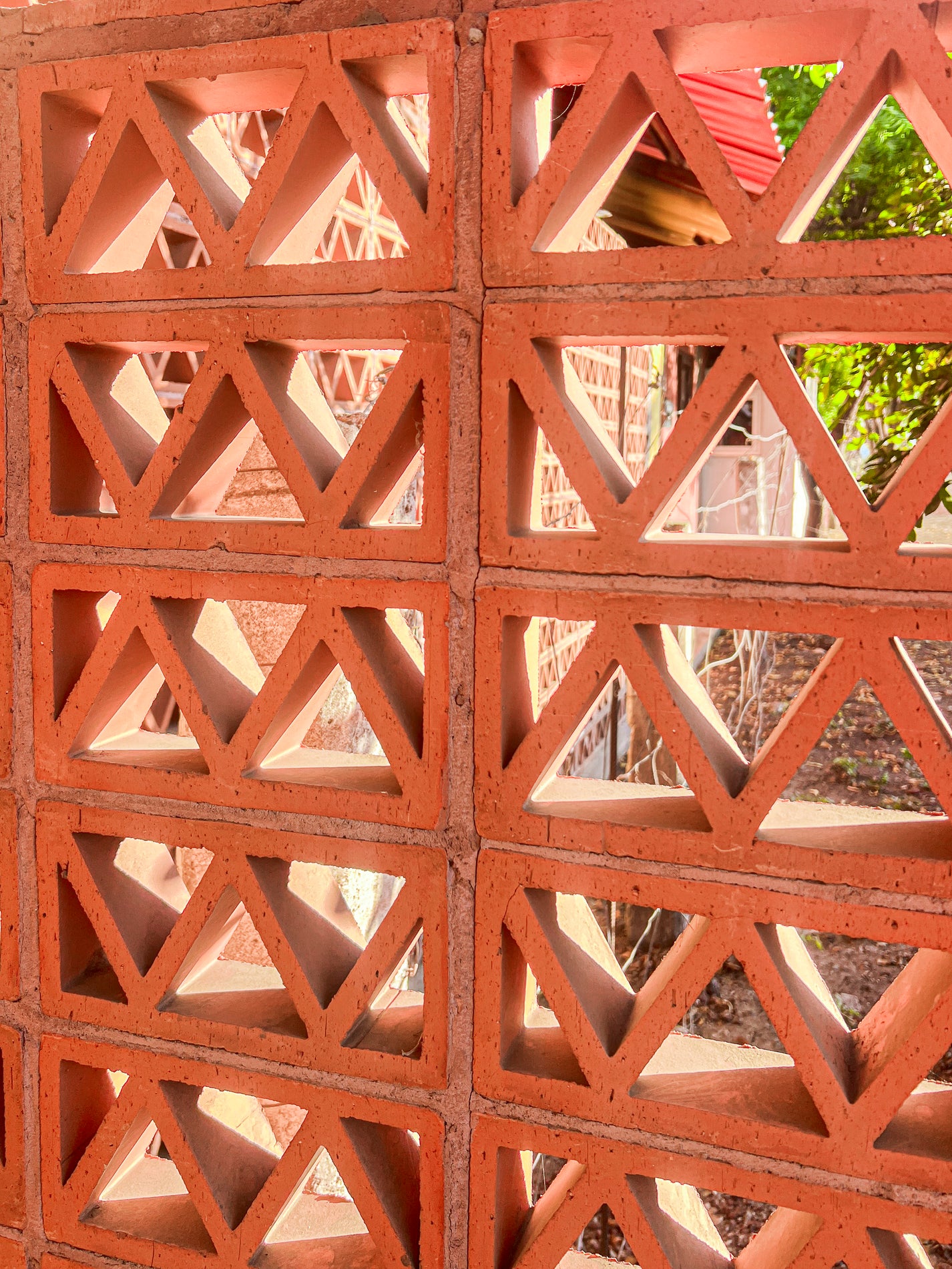 Triangle Terracotta Breeze Blocks | Decorative & Functional Ventilation ...