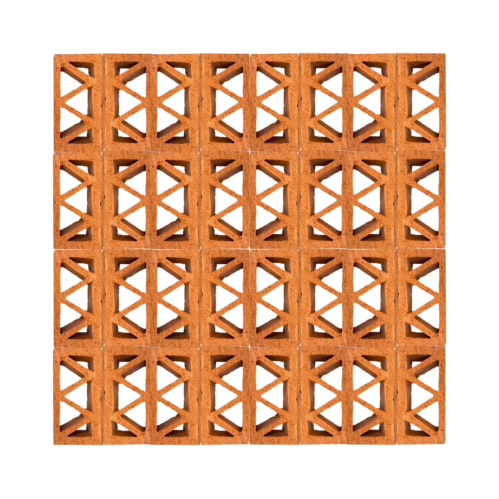Triangle Terracotta Breeze Blocks | Decorative & Functional Ventilation ...