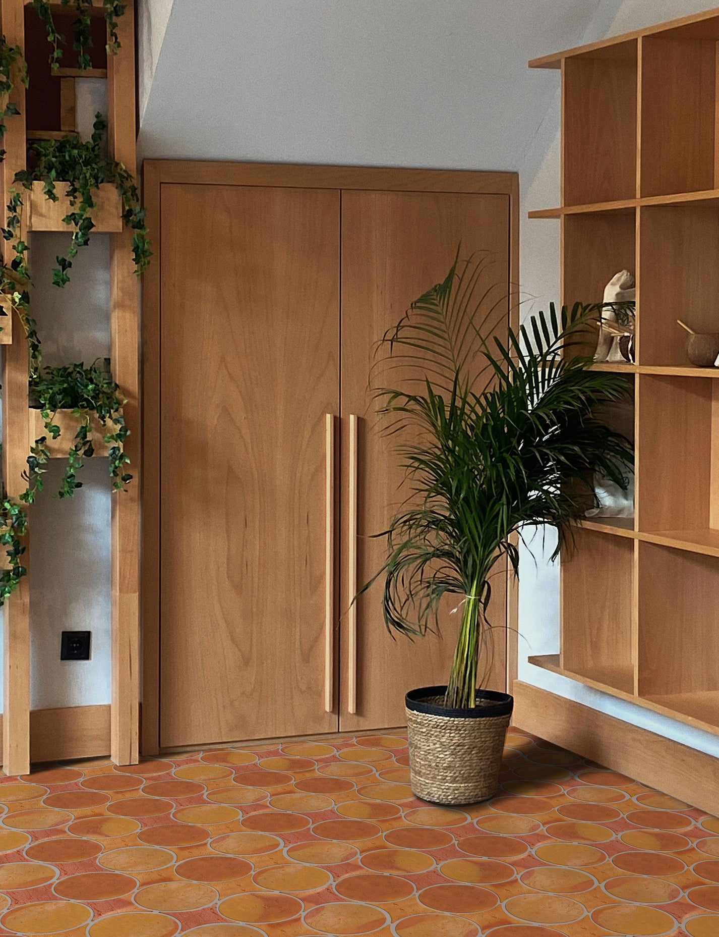 Rombo & Circle Saltillo Terracotta Tile | Clay Imports