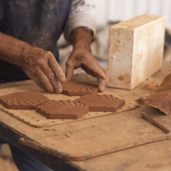 Square Plateau 6"x6" l Square Tile l Clay Tile l Low Maintenance Tile ...