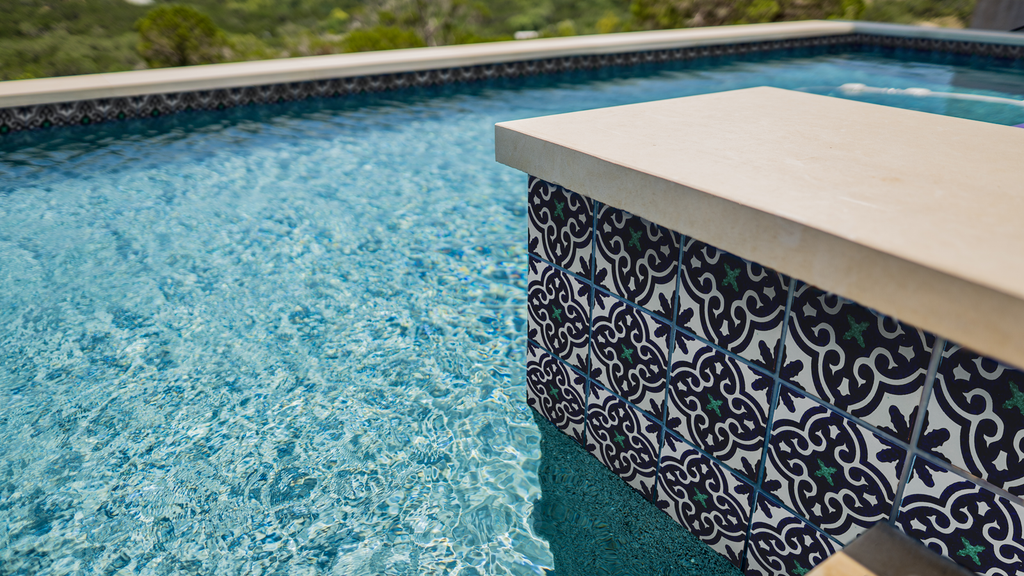 [Bundle] Deep Blue Wilmar Pool Waterline | 26 SF or 52 LF – Clay Imports