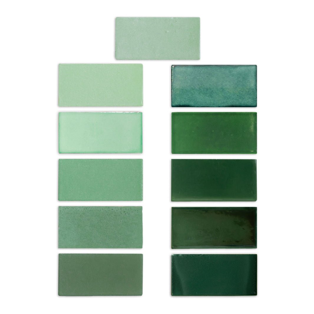Square Cilantro 4"x4" l Square Tile l Clay Tile l Low Maintenance Tile ...