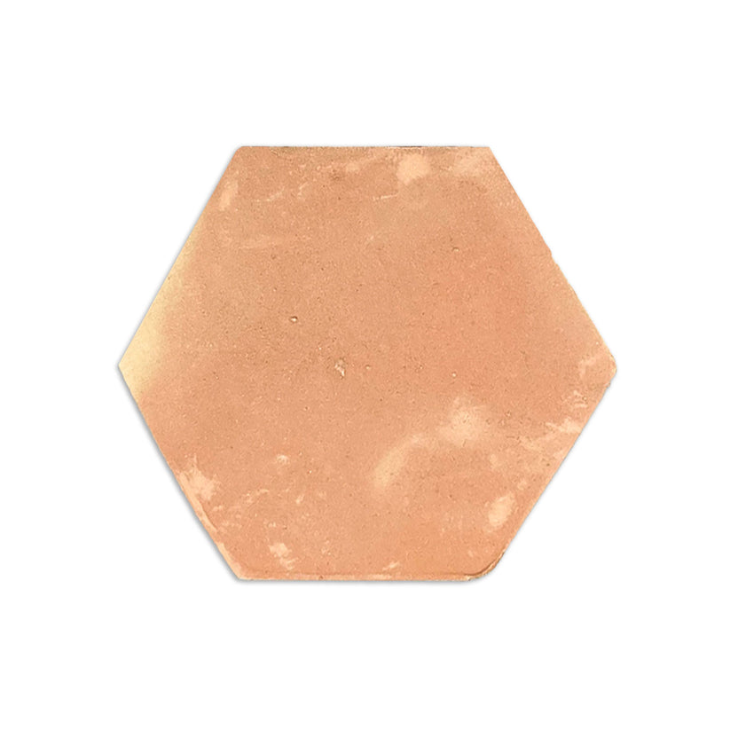 Hexagon 4" – Smooth Matte Sealed Saltillo Tile | Clay Imports