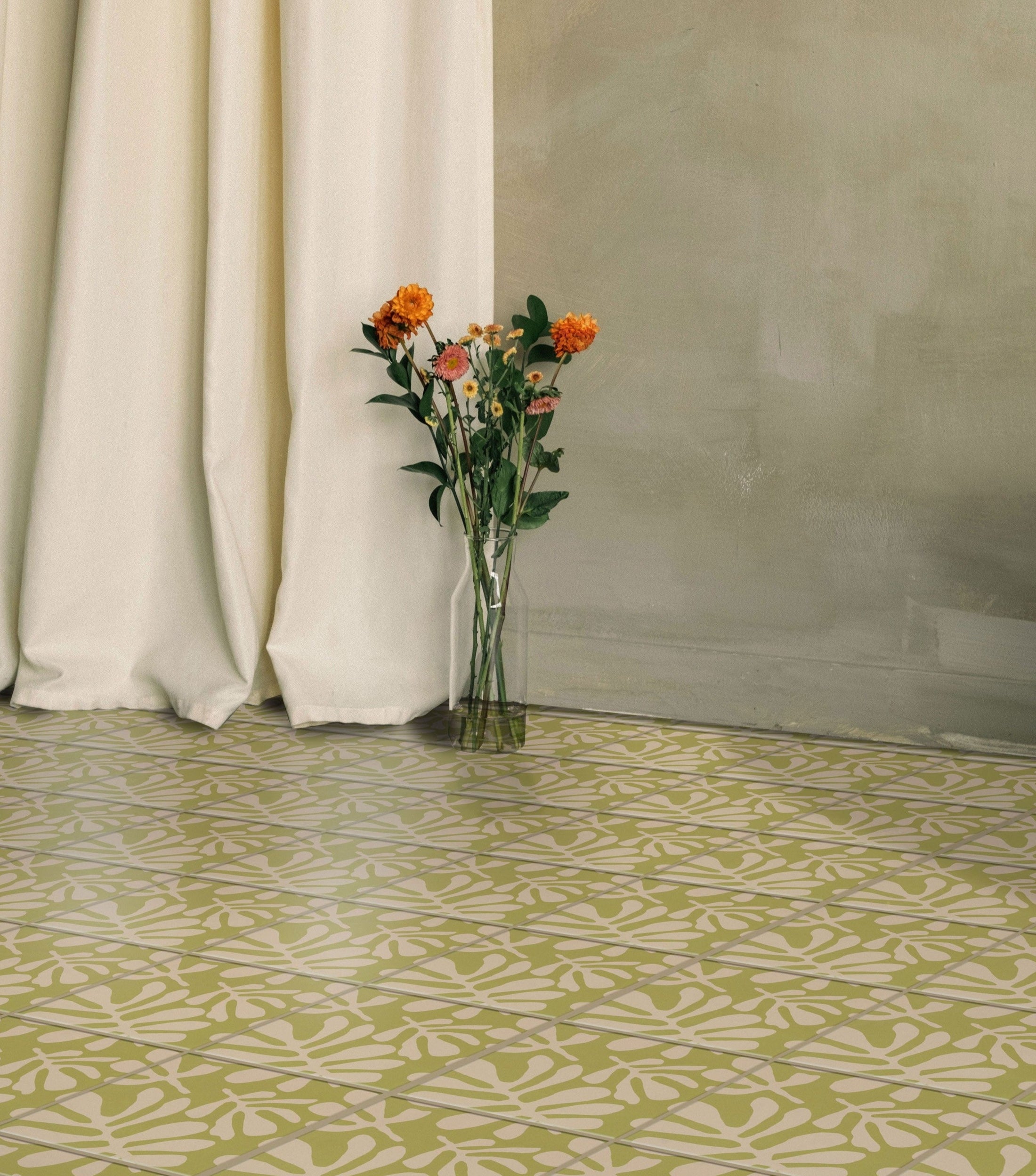 Miti Avocado Tile 8" x 8" - Clay Imports - Shop Online