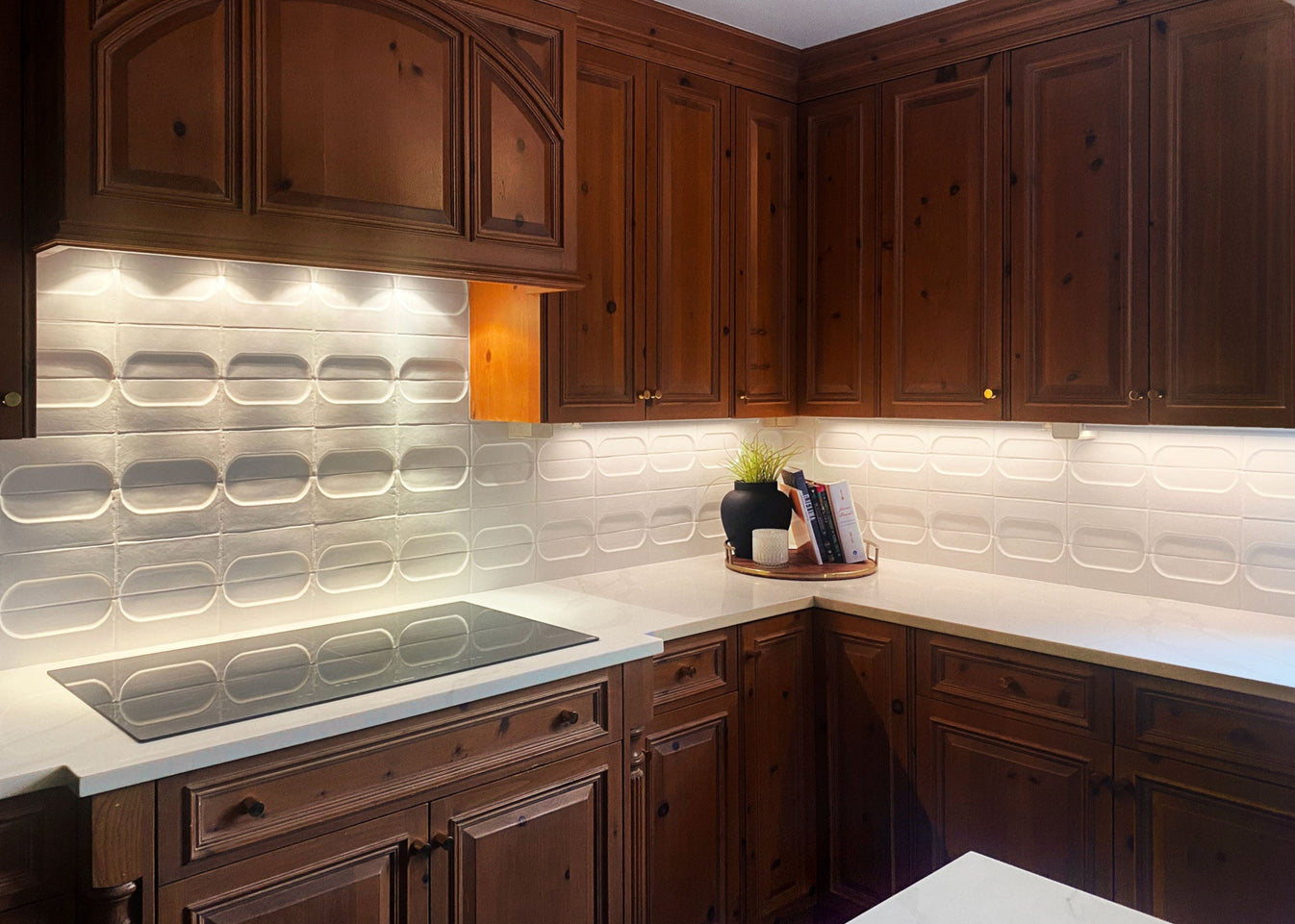 Oval Chalk 4"x8" l Dimensional Tile l Clay Tile l Low Maintenance Tile ...