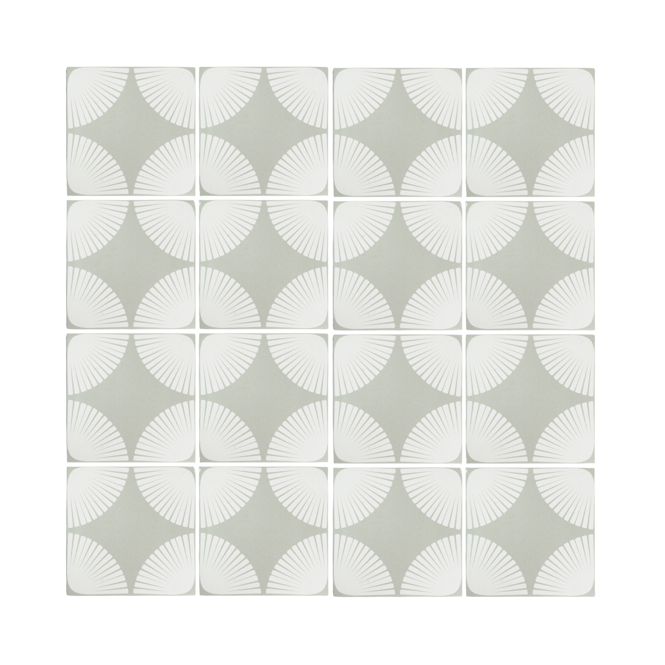 Petal Peyote Moon Tile 8" x 8" - Clay Imports Online Store