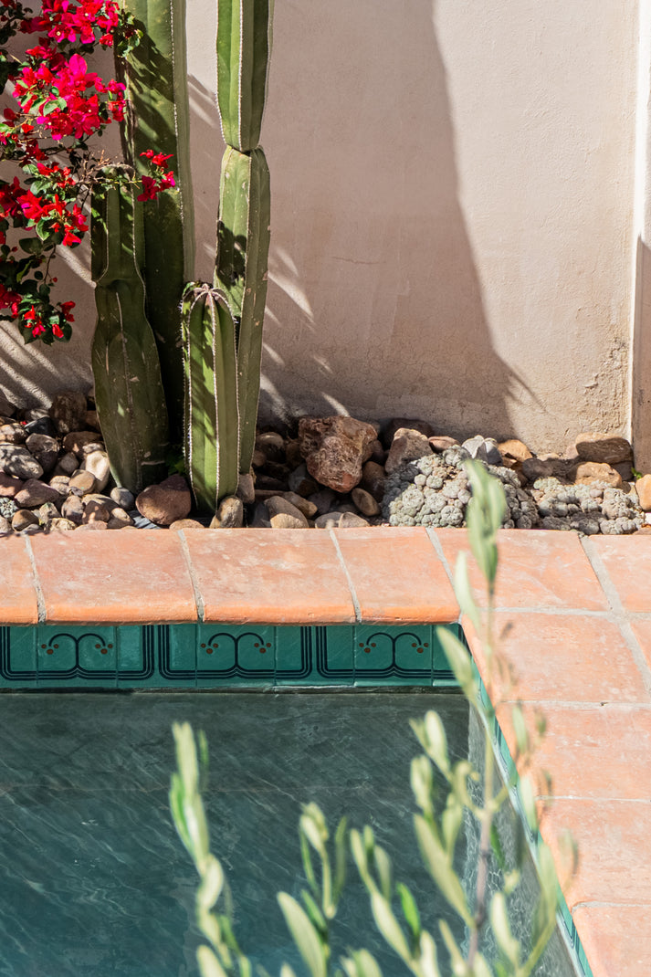 Organic Terracotta 12x12 Coping Tile – Handmade for Indoor or Outdoor ...