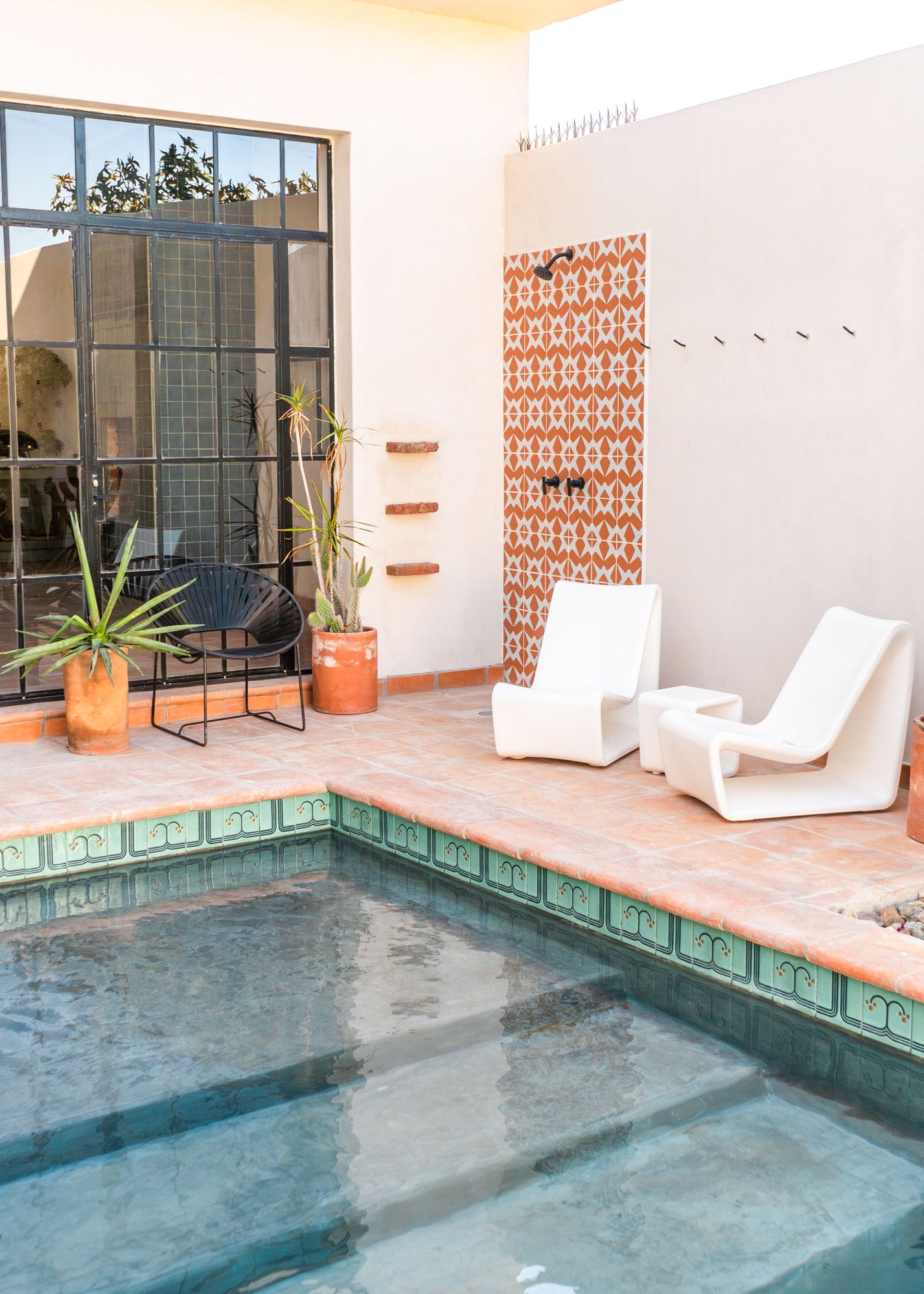 Organic Terracotta 12x12 Coping Tile – Handmade for Indoor or Outdoor ...