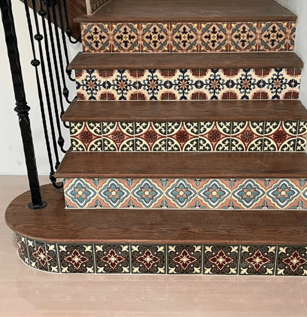 Relief Maya Tile 6"x6" – Artisan Textured Wall Tile | Clay Imports