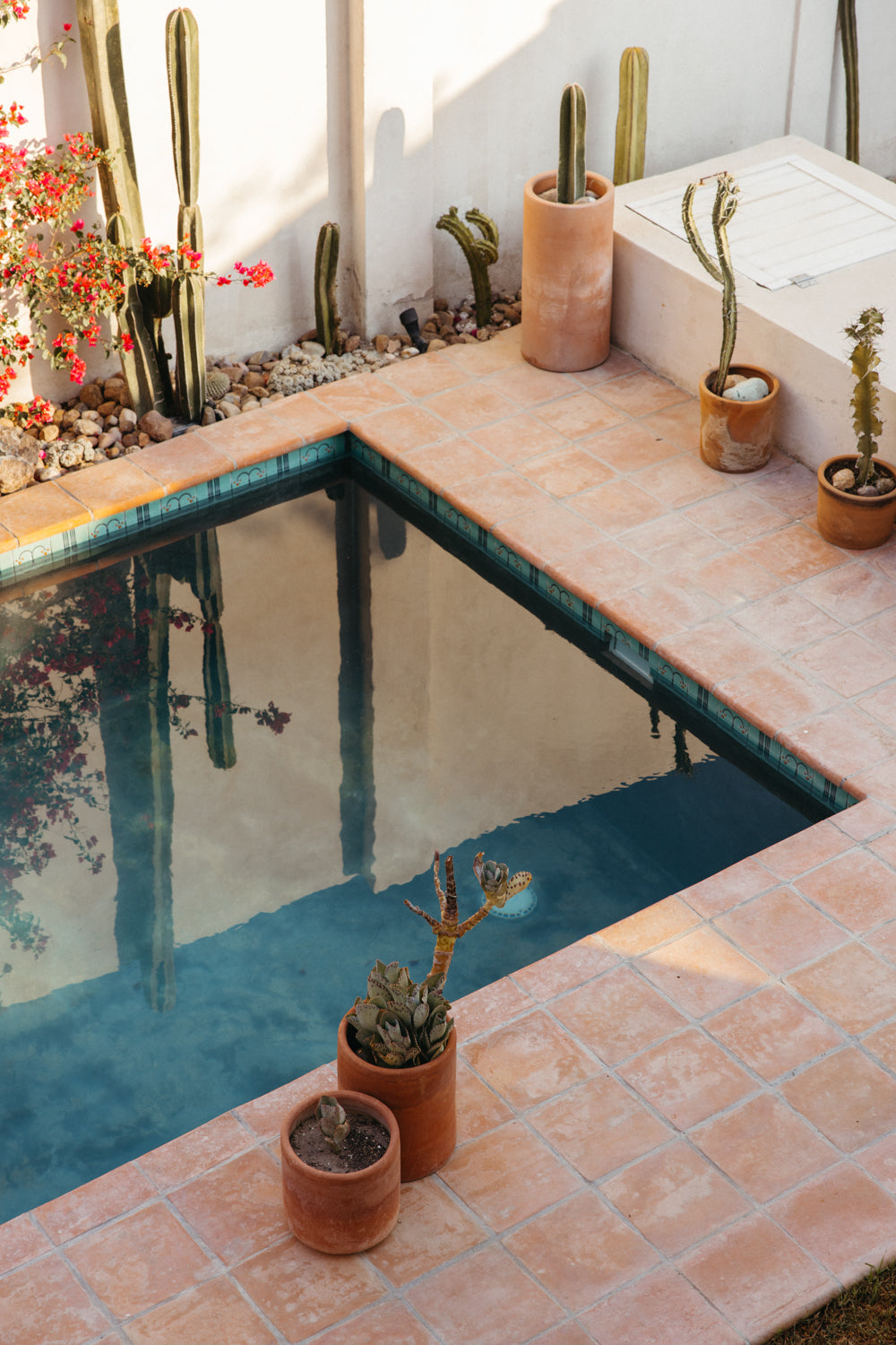Organic Terracotta 12x12 Coping Tile – Handmade for Indoor or Outdoor ...