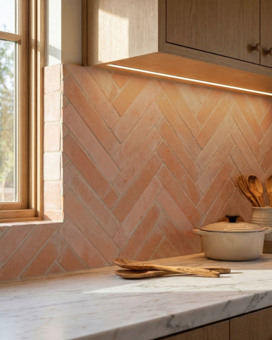 Rombo & Circle Saltillo Terracotta Tile | Clay Imports